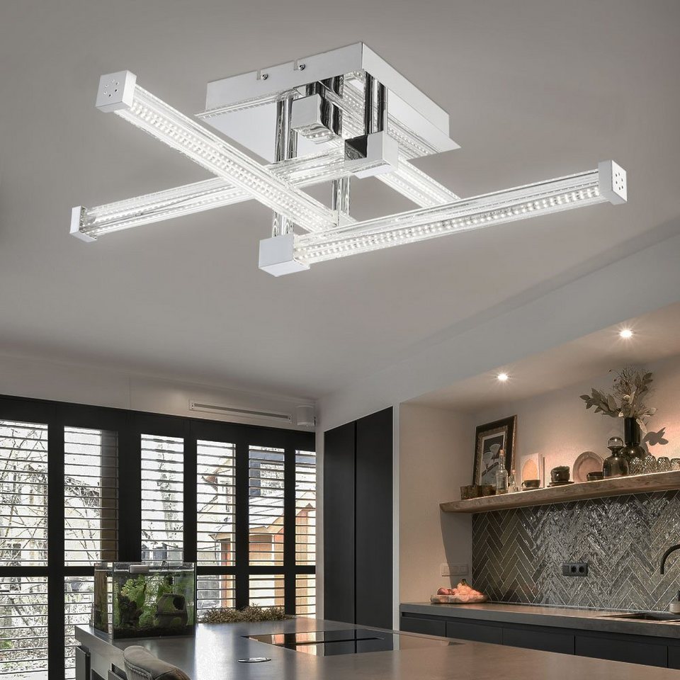 Globo Led Deckenleuchte Led Leuchtmittel Fest Verbaut Neutralweiß 25