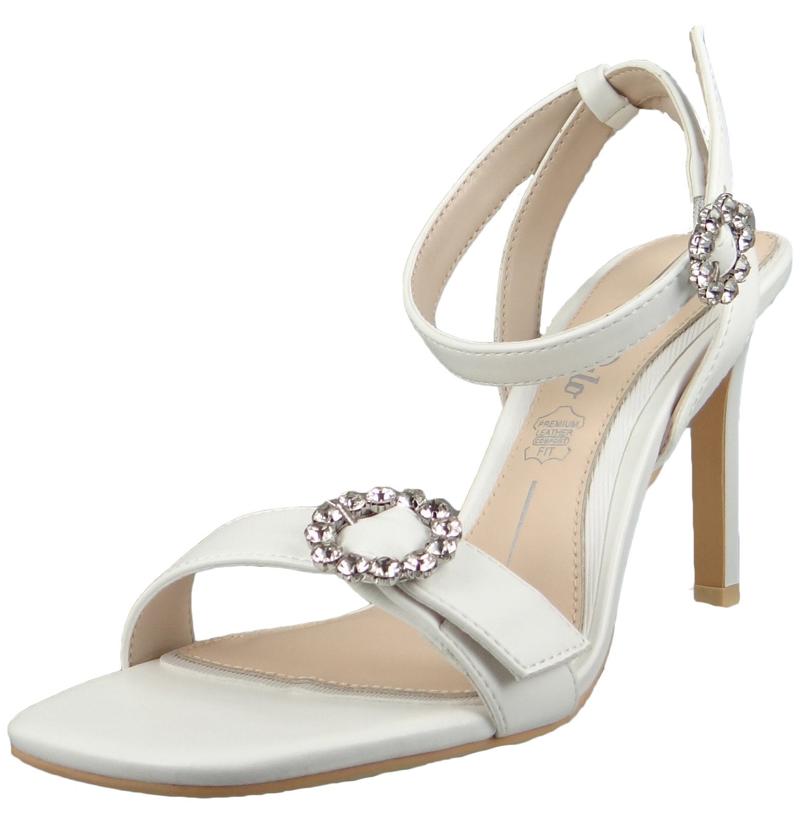 Buffalo 1291321 Elena Ivory gebraucht Sandale