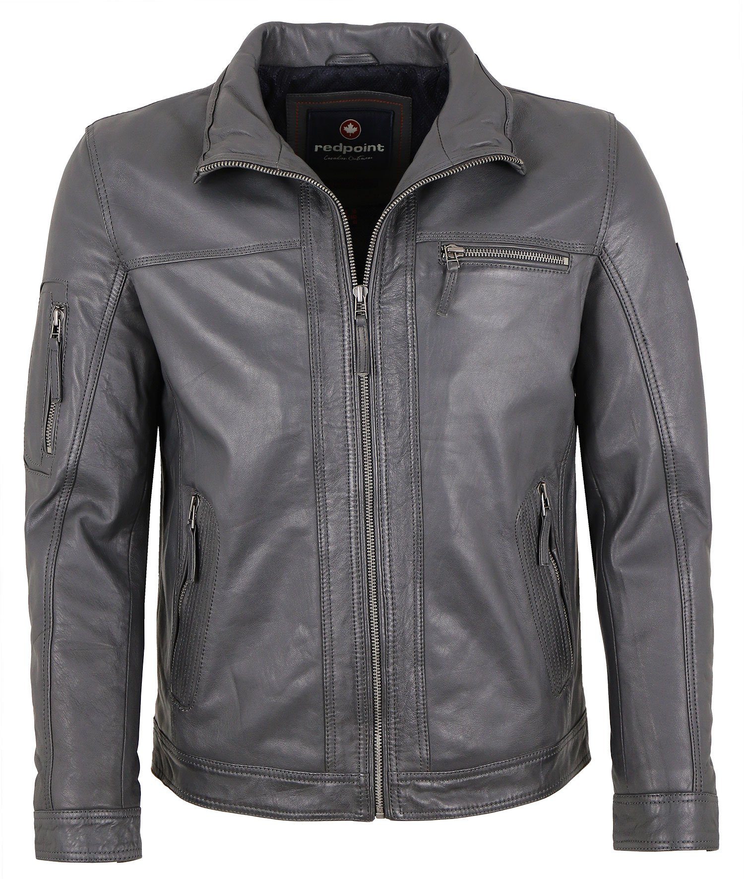 Redpoint Lederjacke »Brice« Echtleder Herren Lederjacke ...