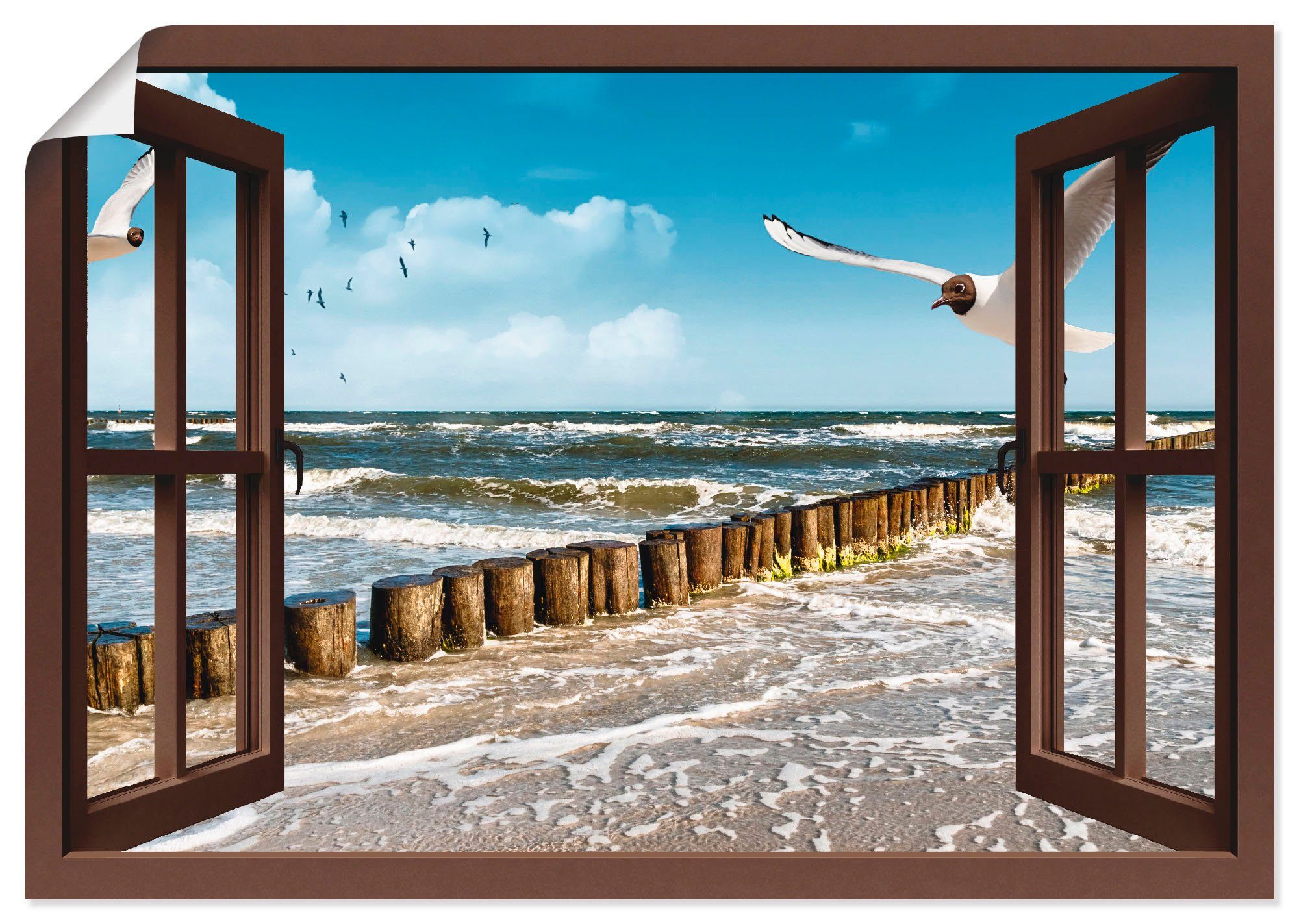 Artland Wandbild »Fensterblick - Ostsee«, Fensterblick (1 Stück) online kaufen | OTTO