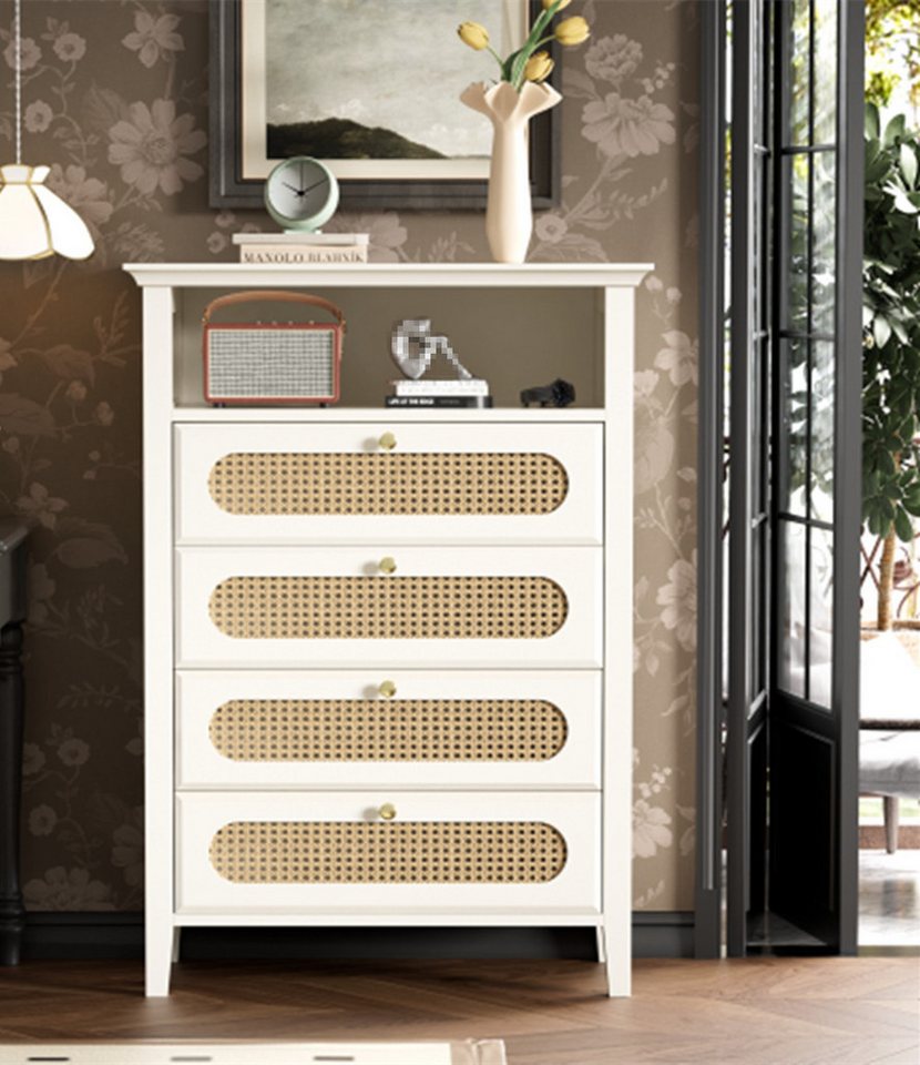 Xdeer Sideboard Sideboard Kleine Kommode Mit Rattan Beine Aus