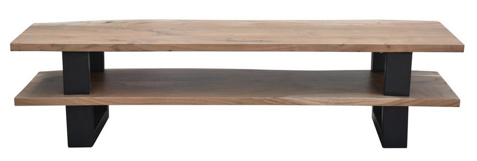 Tpfliving Lowboard Strathmore Produktlinie Alberta Massivholz Baumkante 1 Offenes Fach