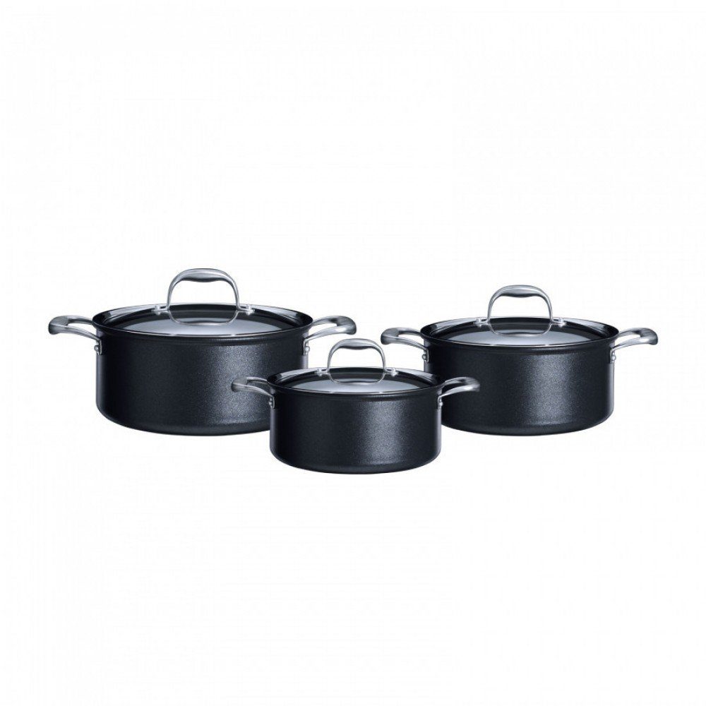 Karaca Topf-Set Bio Diamond Pro-Induktion 6-teiliges Midi-Kochtopf-Set