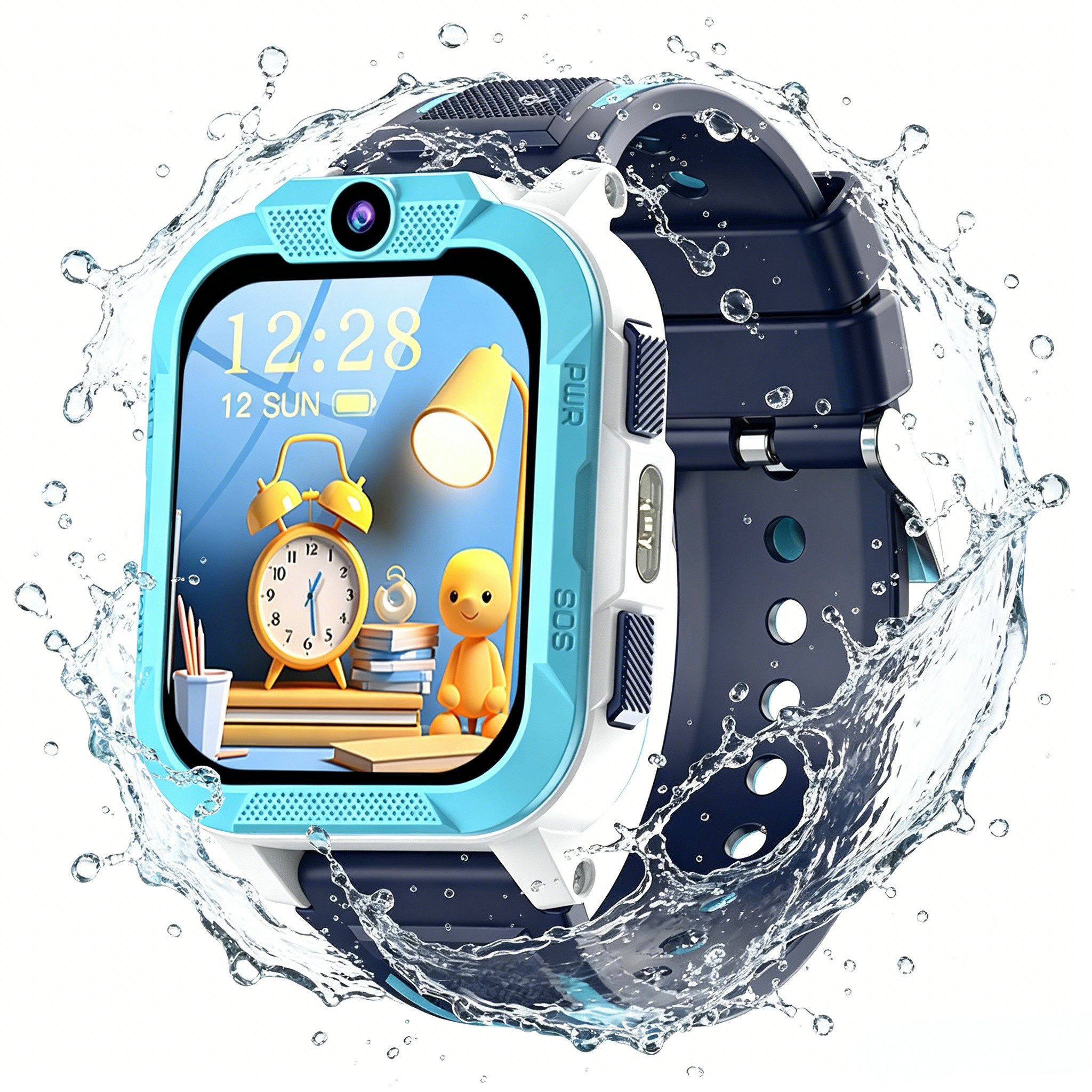 blackview 2er-Set Z10 Kinder GPS-Uhr mit 4G & App Smartwatch, 1,83 ...