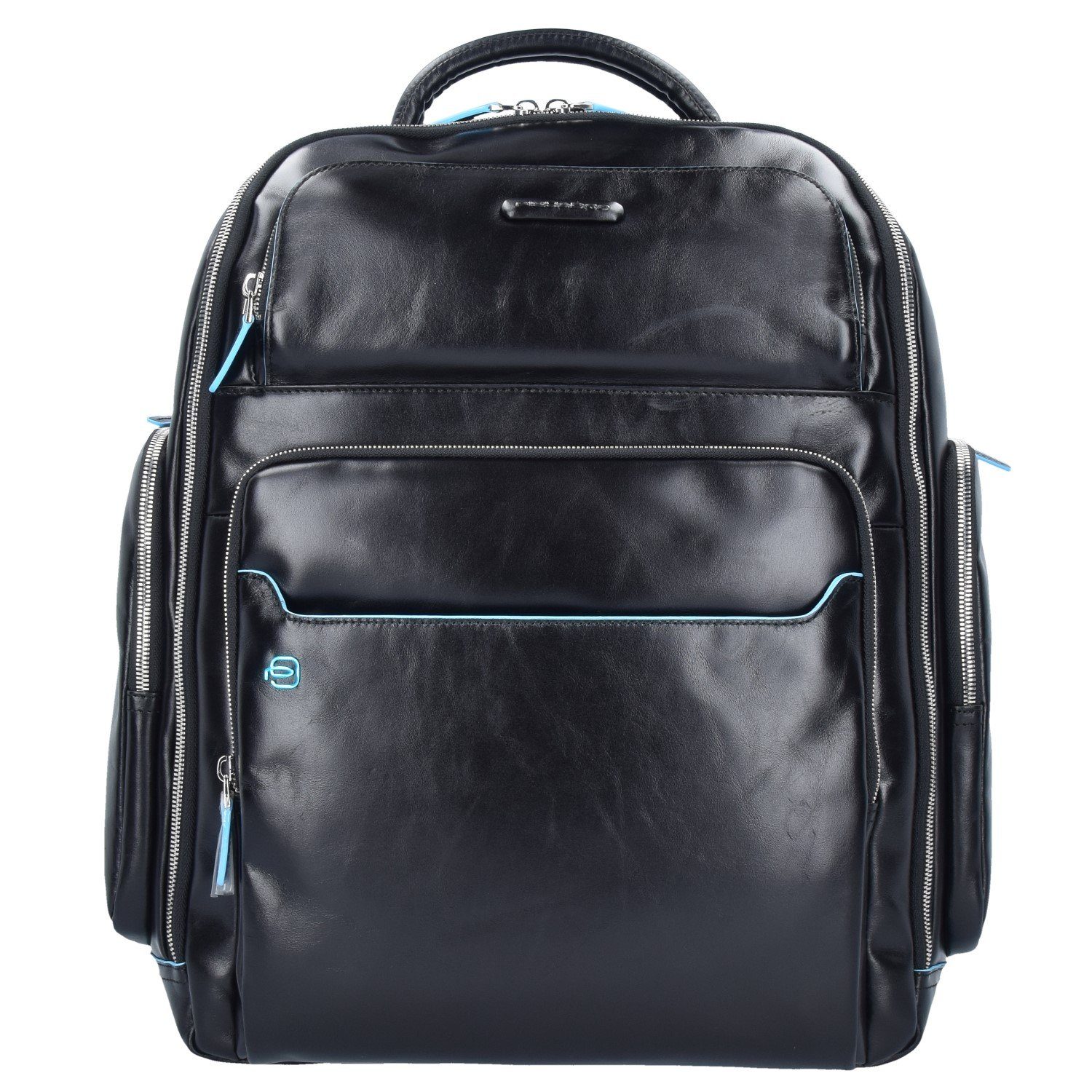 Piquadro Laptoprucksack Blue Squareblue Square Leder Online Kaufen