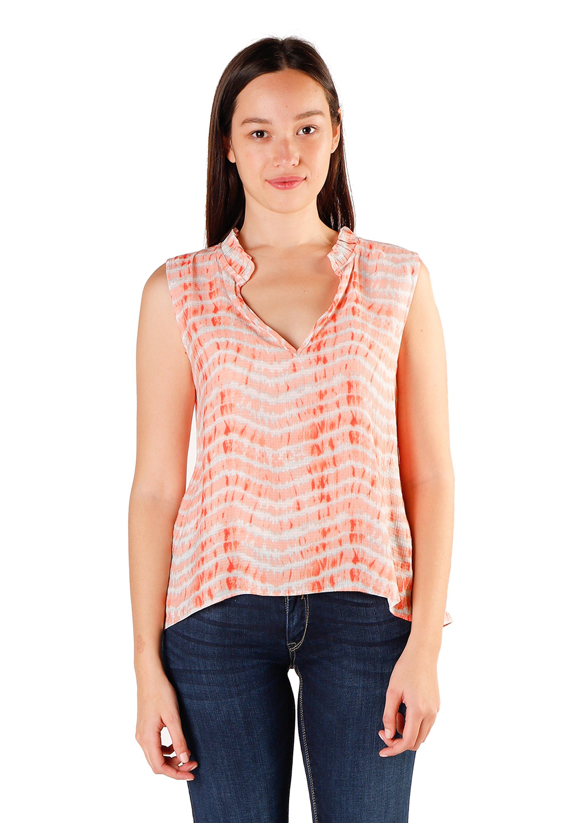 Le Temps Des Cerises Klassische Bluse Mit Stylischem Allover Print