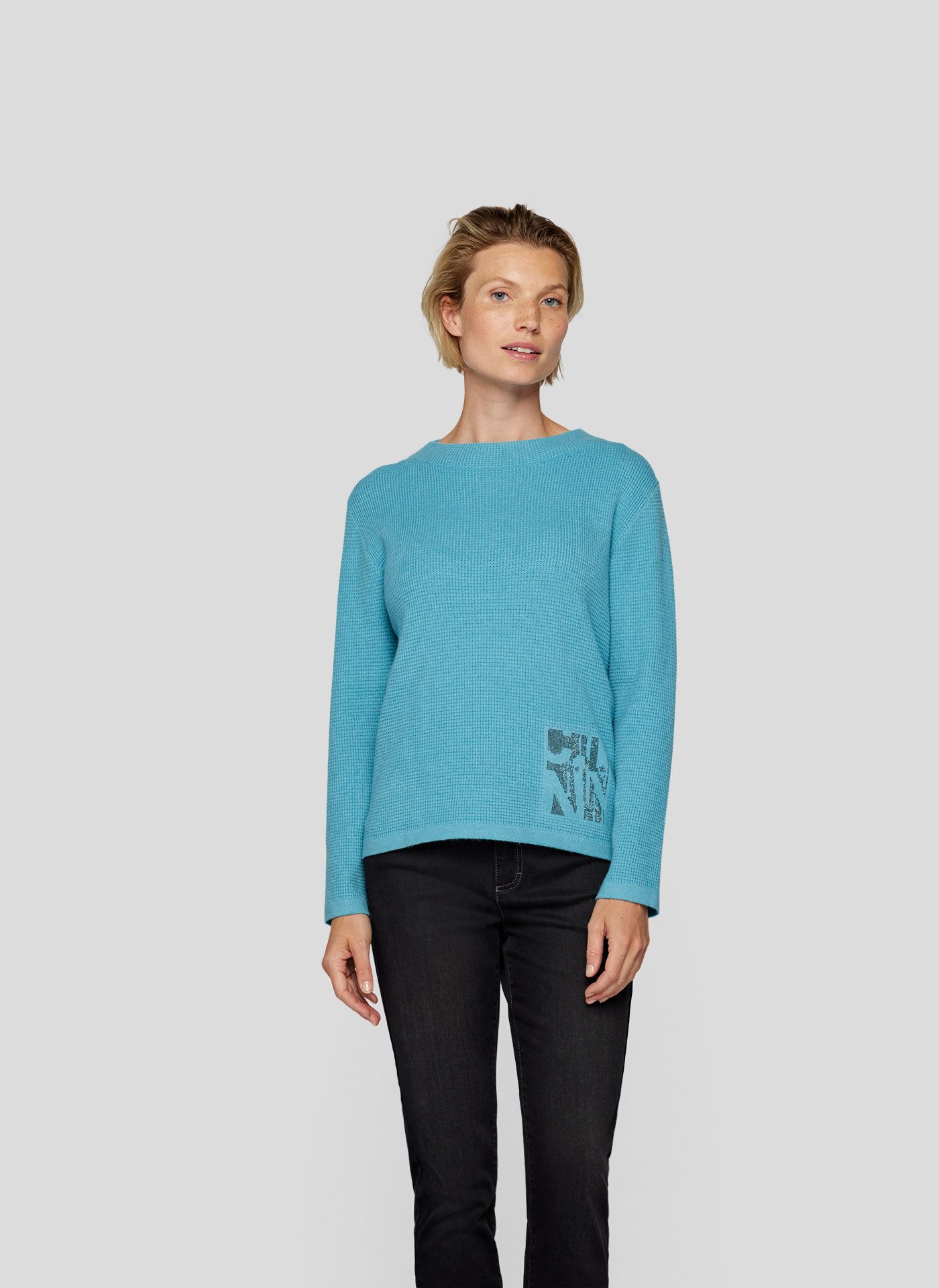 Rabe Strickpullover Rabe Eleganter Pullover mit edlem Detail