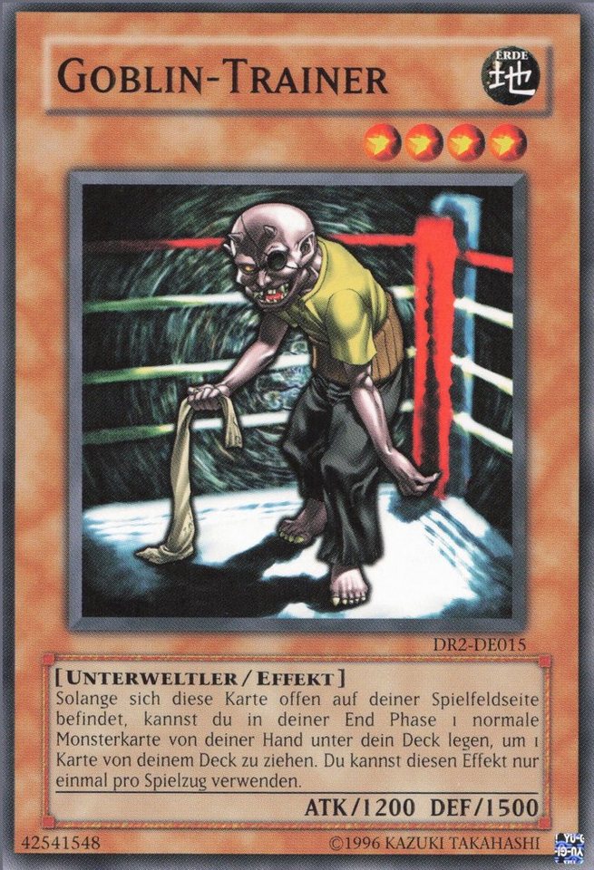 Recollectibles Sammelkarte Yugioh Karte Goblin Trainer Deutsch Yu Gi