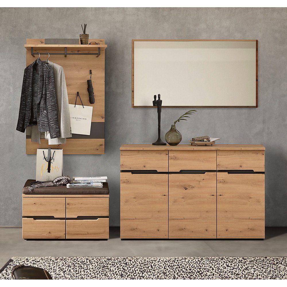 Lomadox Garderoben Set Manresa 36 Spar Set 4 St Mit Schuhbank Und