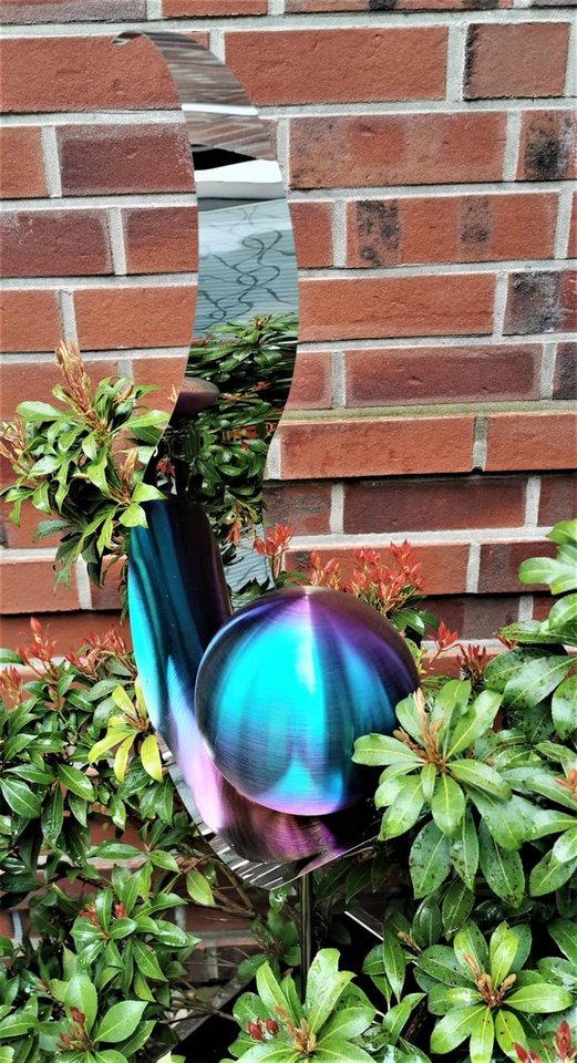 Jürgen Bocker Gartenambiente Gartenstecker Flame Edelstahl Rainbow