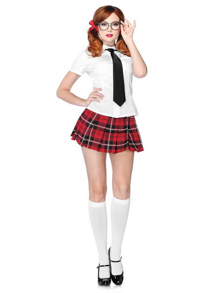Leg Avenue Kostüm Sexy Au Pair Mädchen Freche Schuluniform Für Die
