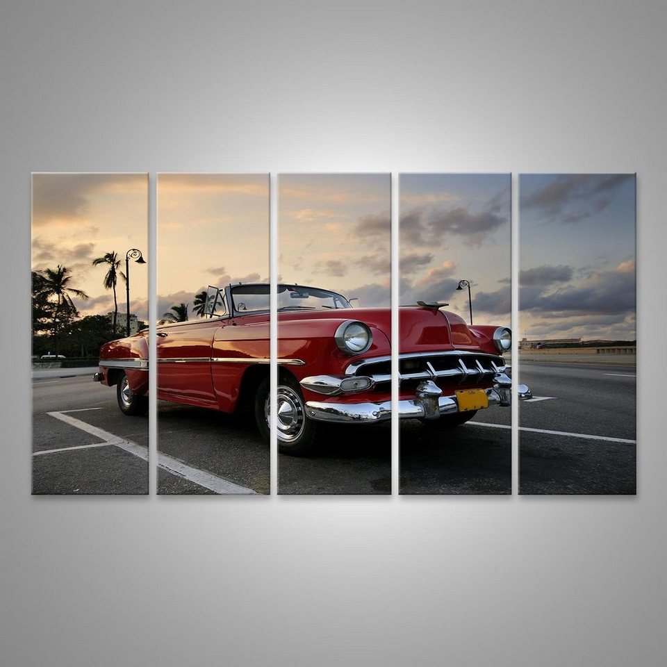 Islandburner Leinwandbild Bild Auf Leinwand Blick Auf Red Classic