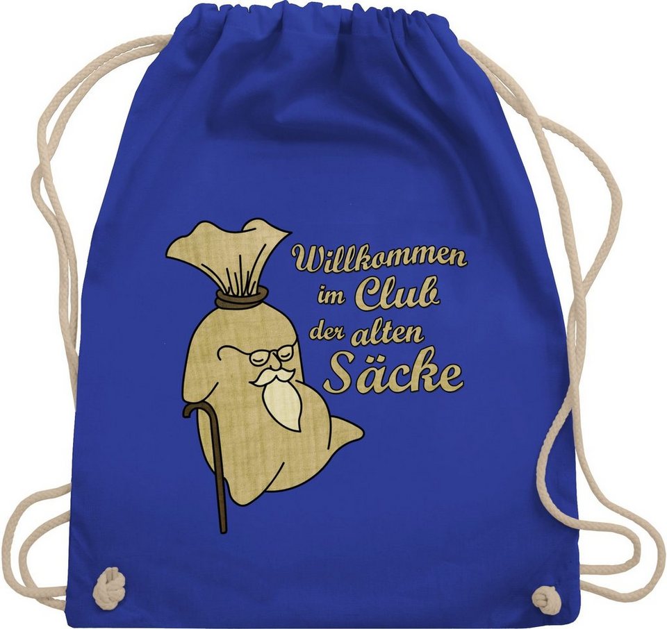 Shirtracer Turnbeutel »Willkommen im Club der alten Säcke - 50 ... Shirtracer Turnbeutel »Willkommen im Club der alten Säcke - 50 ...