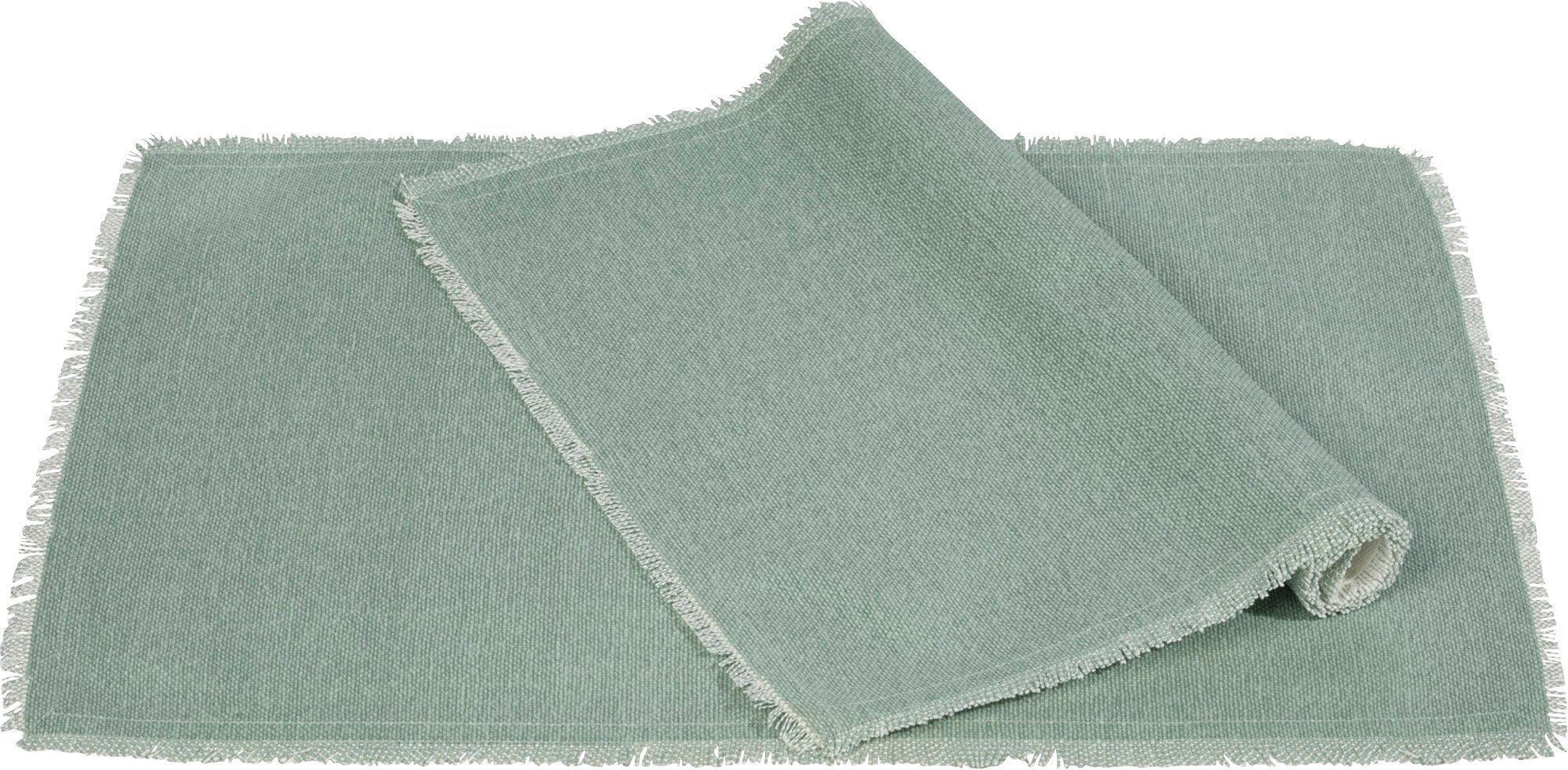 Platzset Tischset Calvi 2er Pack Pichler 2 St Baumwolle Uni Im