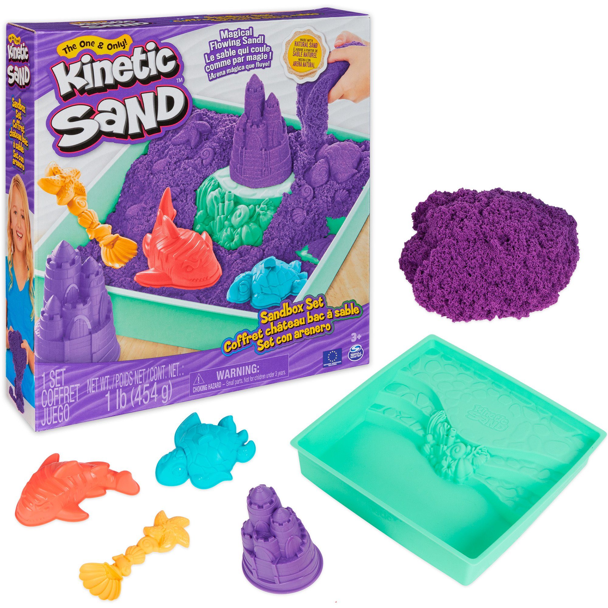 Kinetic sand Sandeimer Spin Master Kinetic Sand - Sandbox Set lila