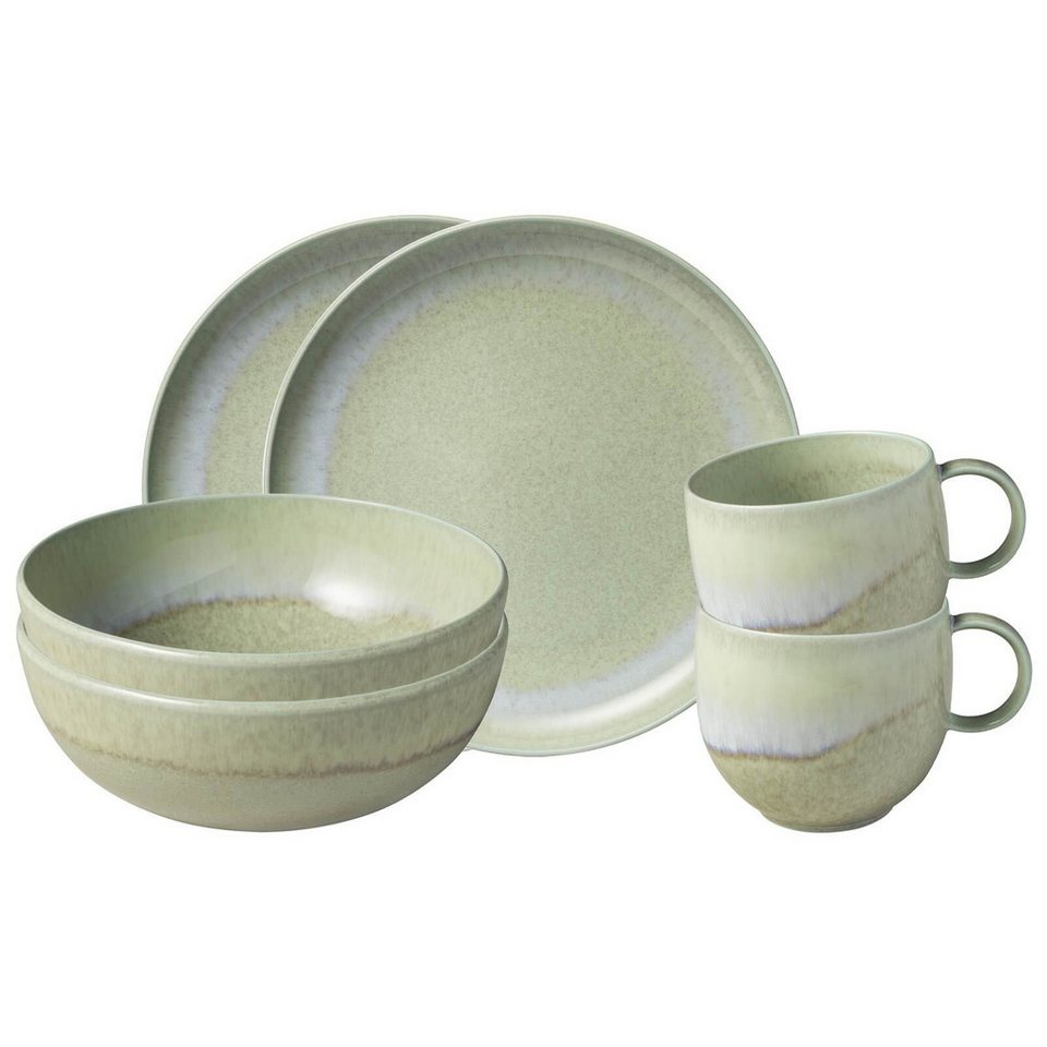 Like By Villeroy And Boch Kombiservice Perlemor Alga Frühstücks Set 6er