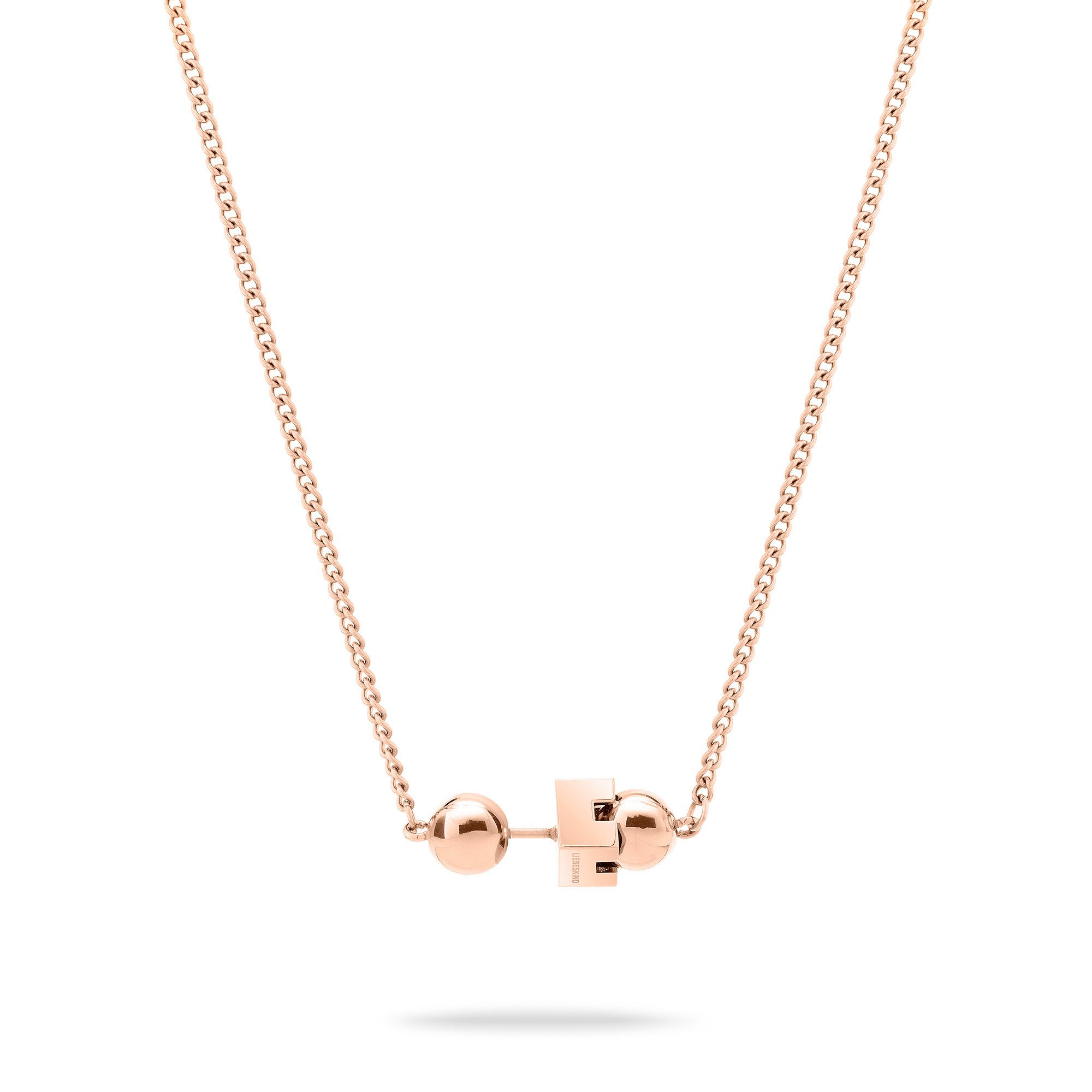 Liebeskind Berlin Schmuck Geschenk Edelstahl Halskette Steel Ball ...