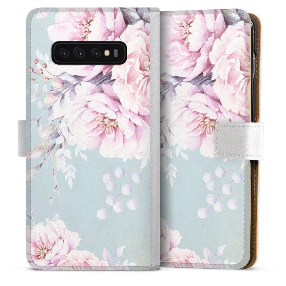 DeinDesign Handyhülle »Blume Pastell Wasserfarbe Watercolour Flower«, Samsung Galaxy S10 Plus ...