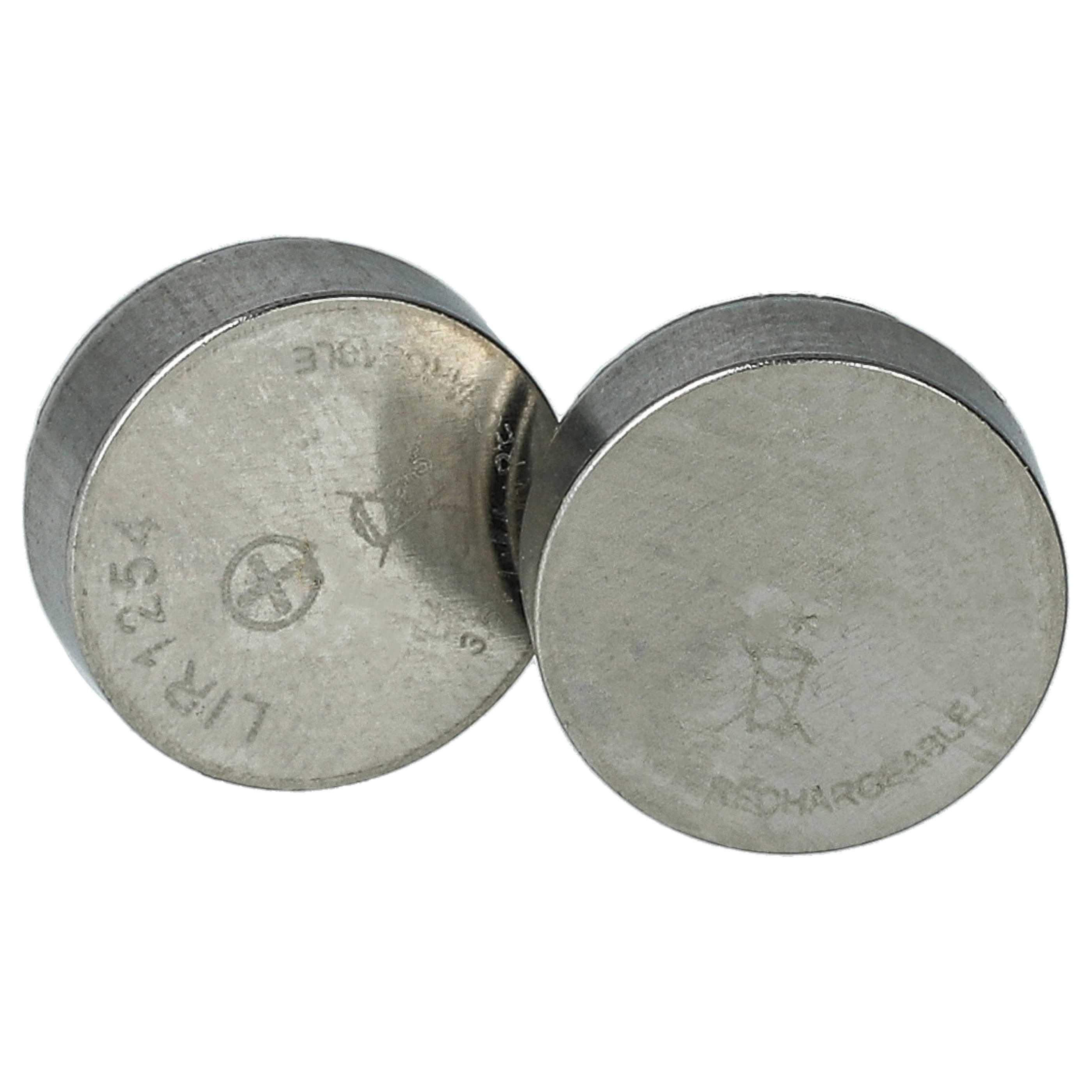 vhbw Ersatz für Varta CP1254 A3 für Kopfhörer (60 mAh, 3,7 V, Li-Ion) Akku Li-Ion 60 mAh ...