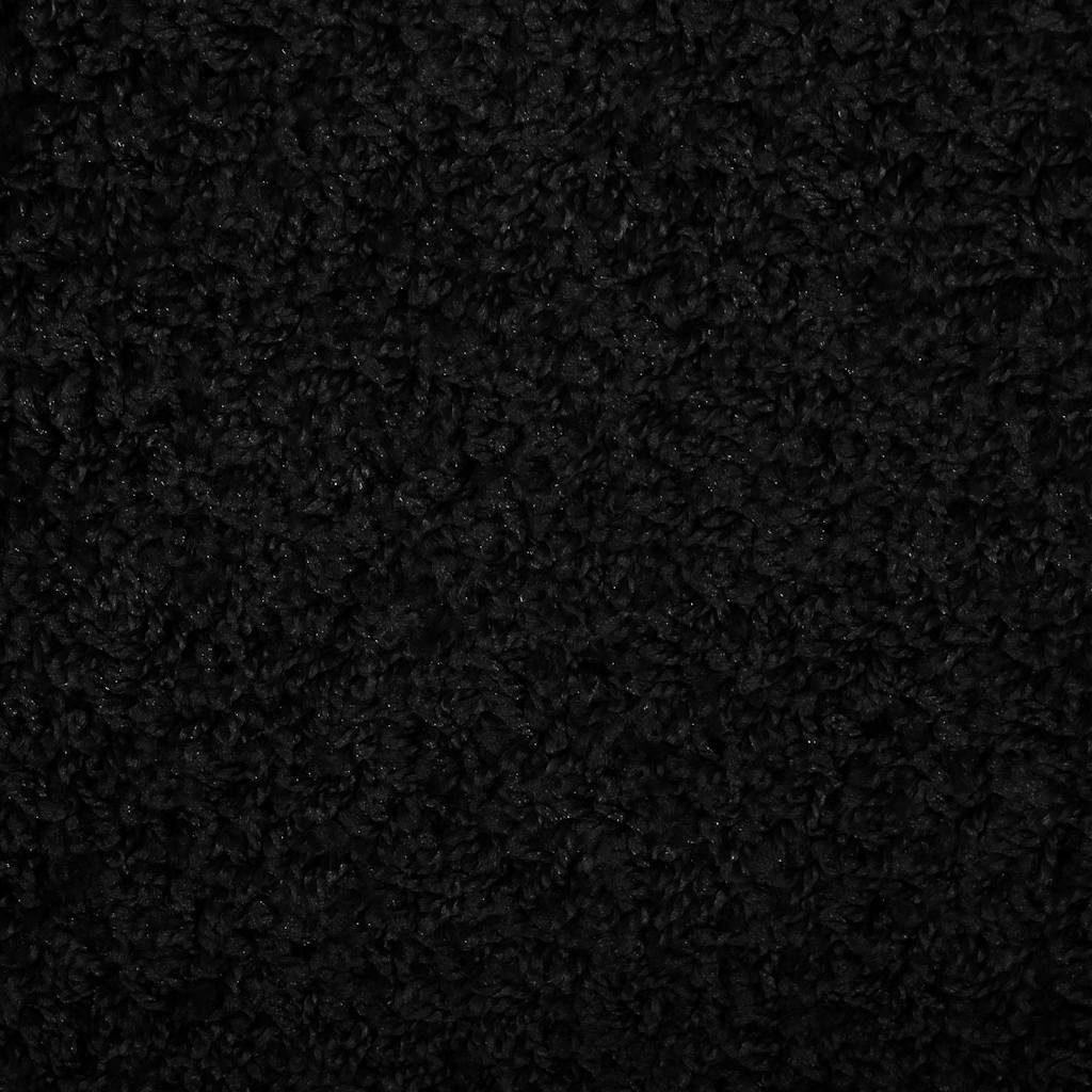 vidaXL Teppich Teppichläufer Schwarz 100 x 300 cm 100% Polypropylen ...