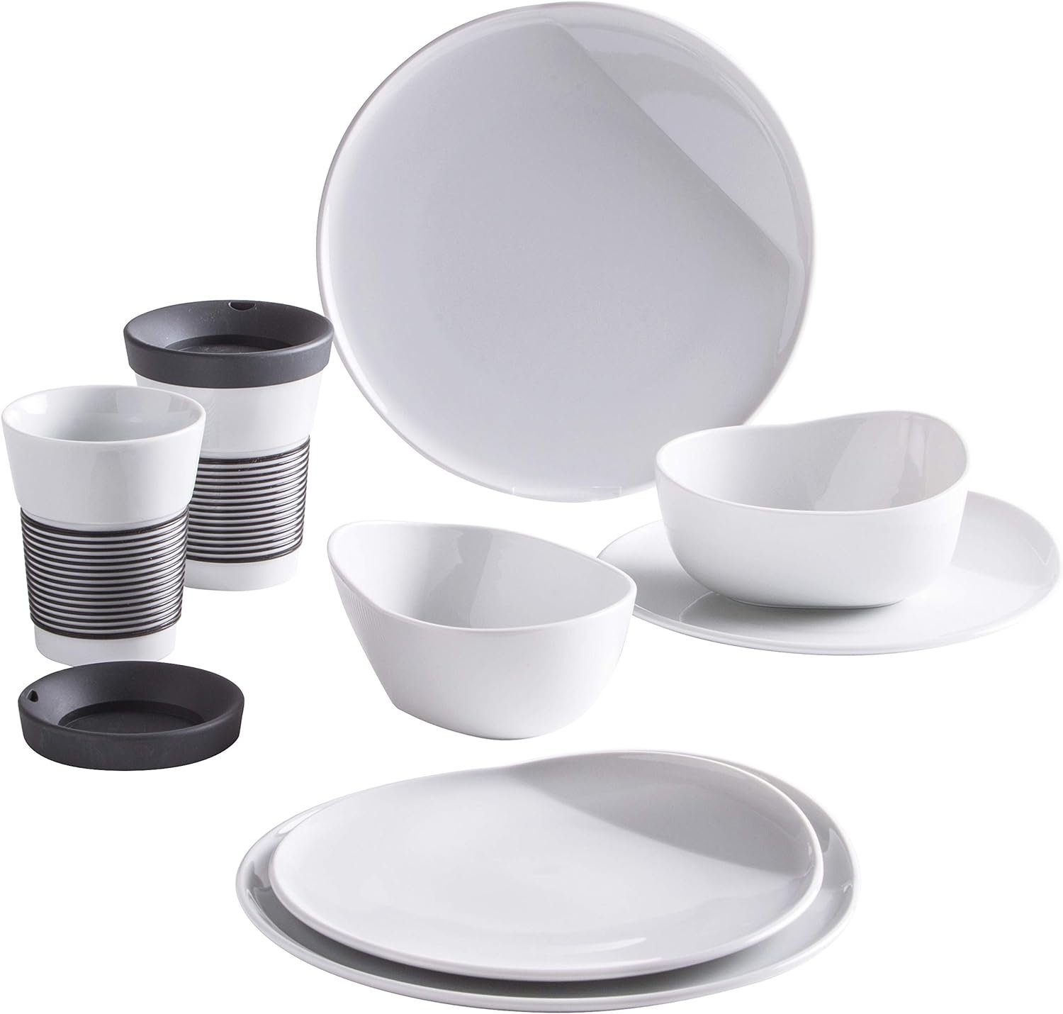 KAHLA Tafelservice O-The better Place Magic Grip Short Set 10tlg., Porzellan