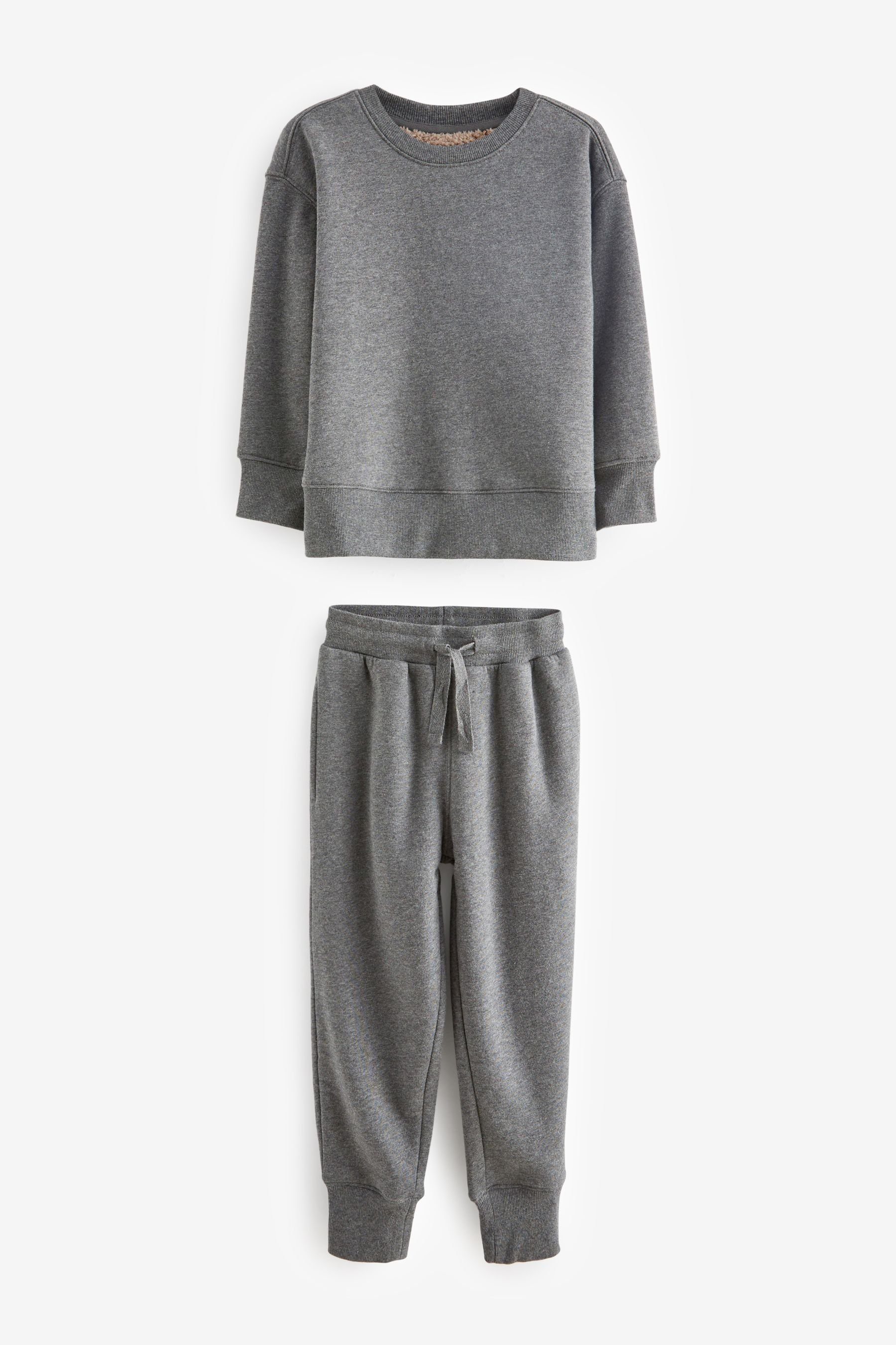 Next Loungeanzug Gefüttertes Freizeitset Aus Fleece 2 Tlg