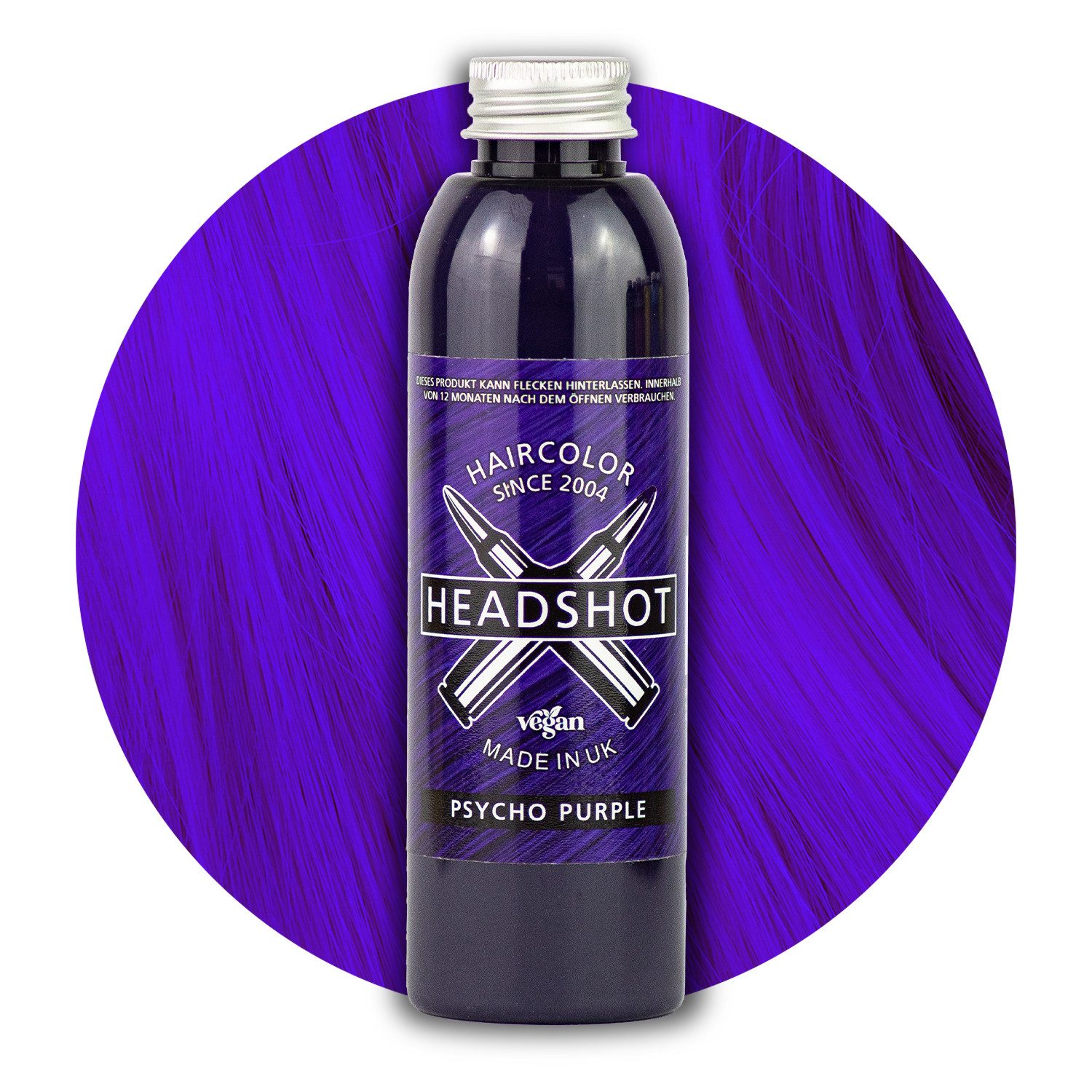 Headshot Hair Dye Haarfarbe Psycho Purple, Haartönung, Tönung