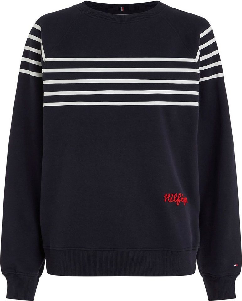 Tommy Hilfiger Sweatshirt Rlx Rag Stripe Emb C Nk Swtshrt Mit Th