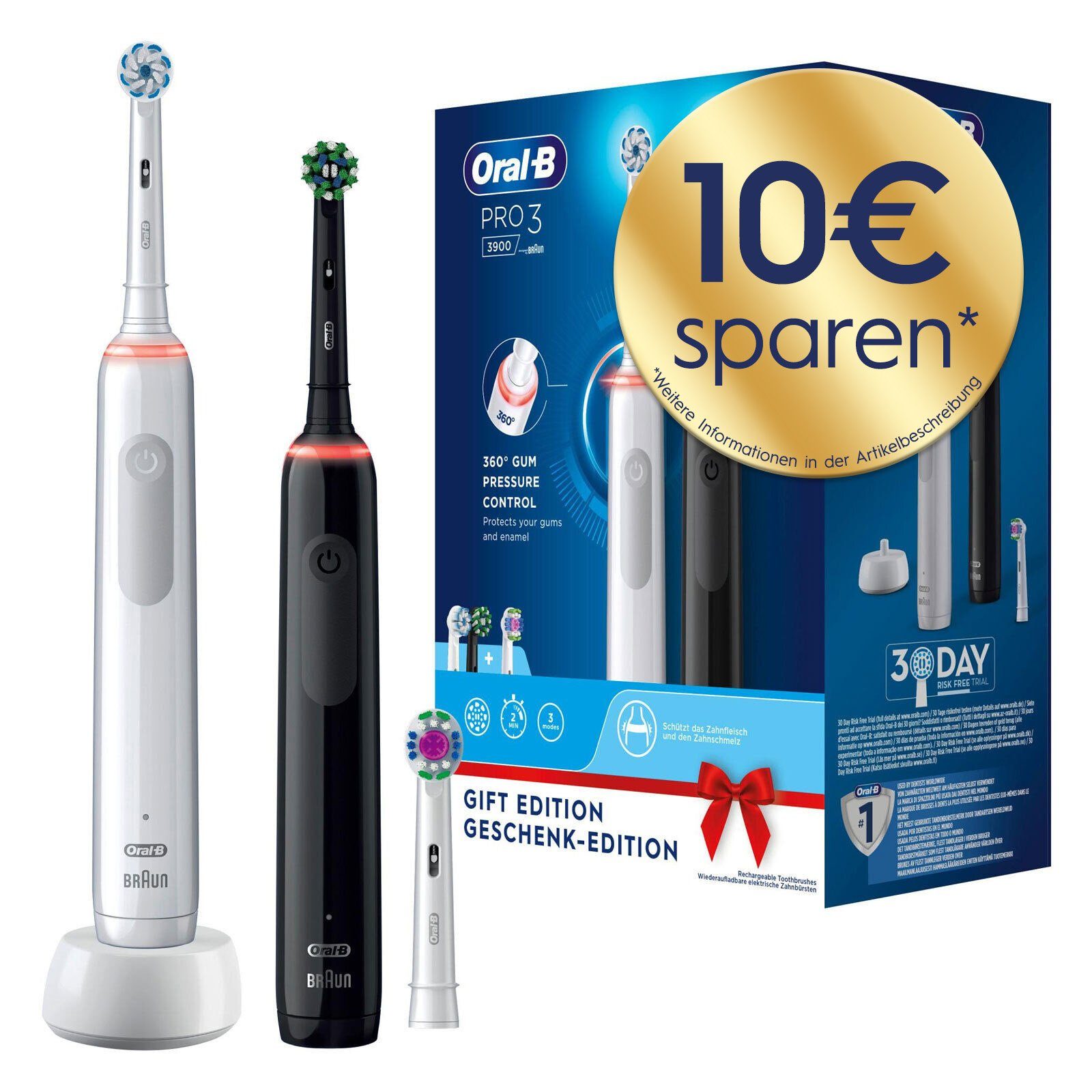 Braun Elektrische Zahnbürste Pro 3 3900