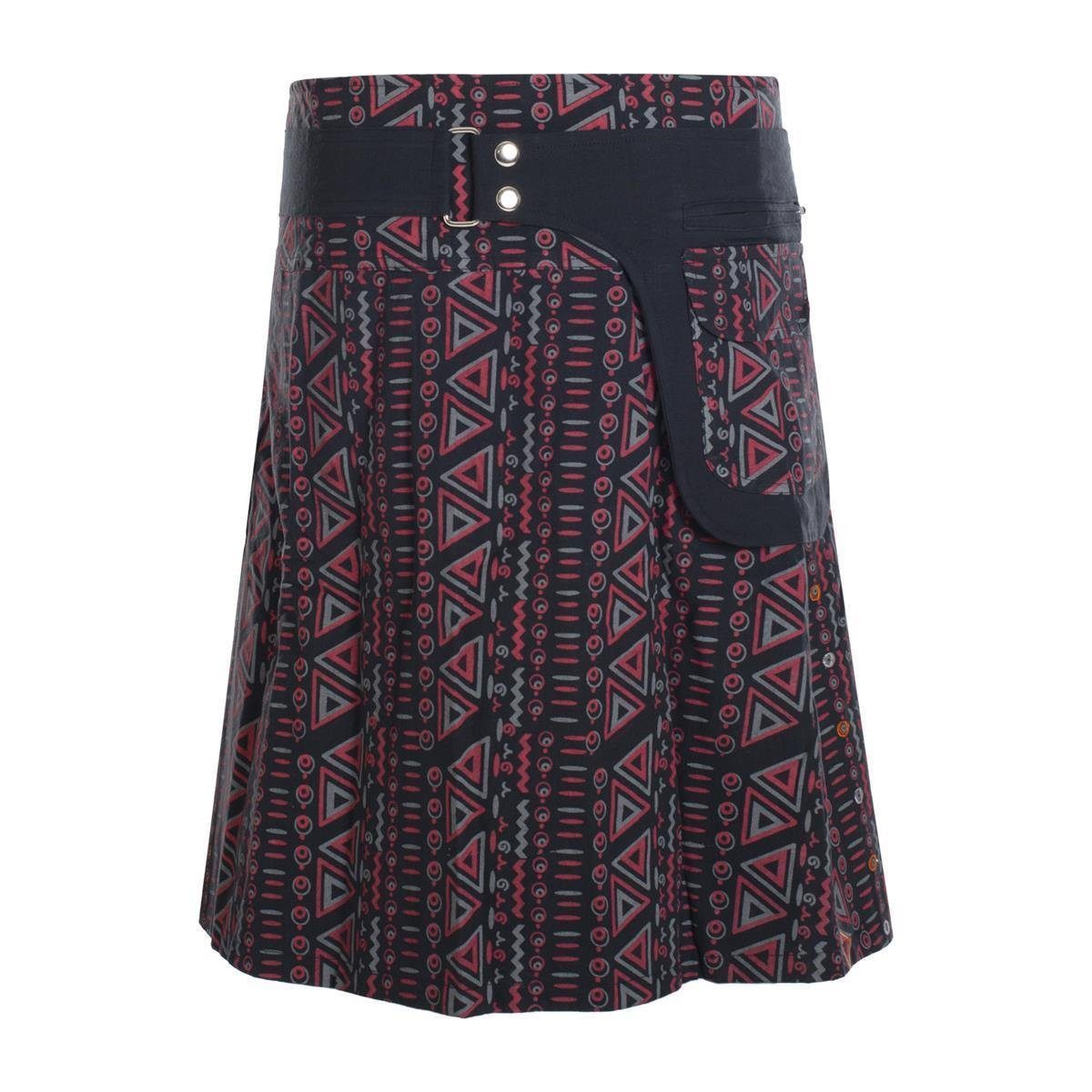 Vishes Wickelrock Ethno Wickelrock Damen Rock zum Wickeln mit ...