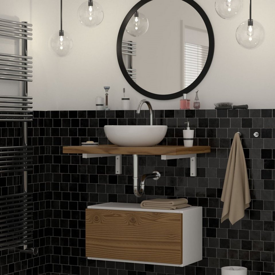 Ml Design Wandregalhalter Winkel Waschtischhalterung Wandhalterung