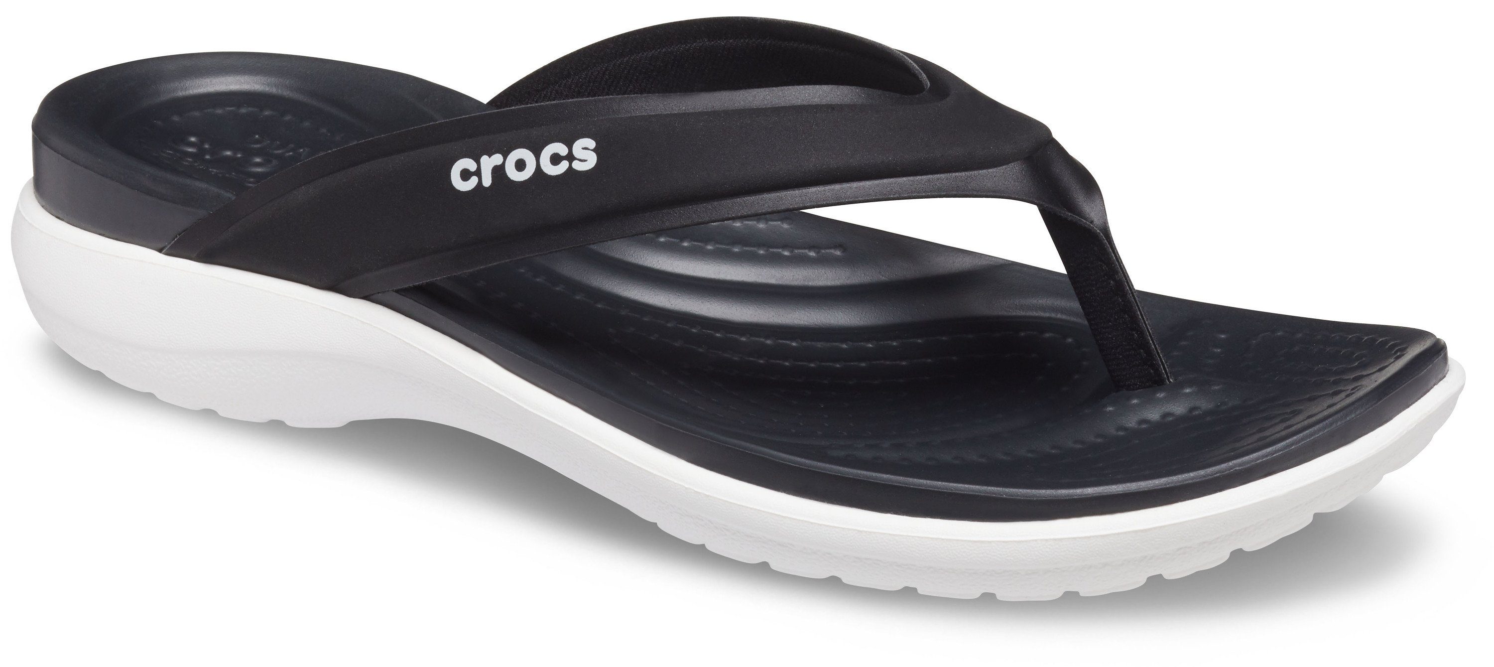 Crocs Zehentrenner, Weiche, sportliche Riemen mit einer nahtlosen ...