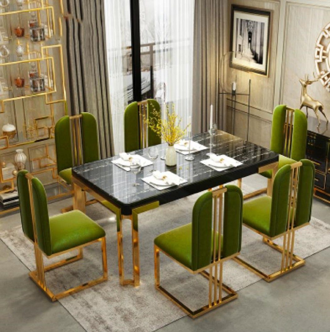 Jvmoebel Esstisch Luxus Tische Esszimmer Moderner Metall