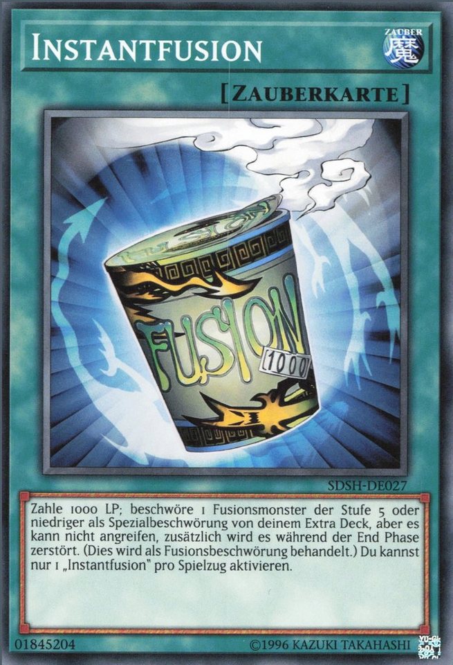 Recollectibles Sammelkarte Yugioh Karte Instantfusion Deutsch Yu Gi Oh