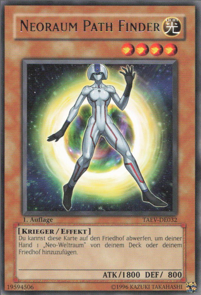 ReCollectibles Sammelkarte YuGiOh Karte Neoraum Path Finder deutsch, Yu-Gi-Oh! Karte TAEV-DE032 Rare