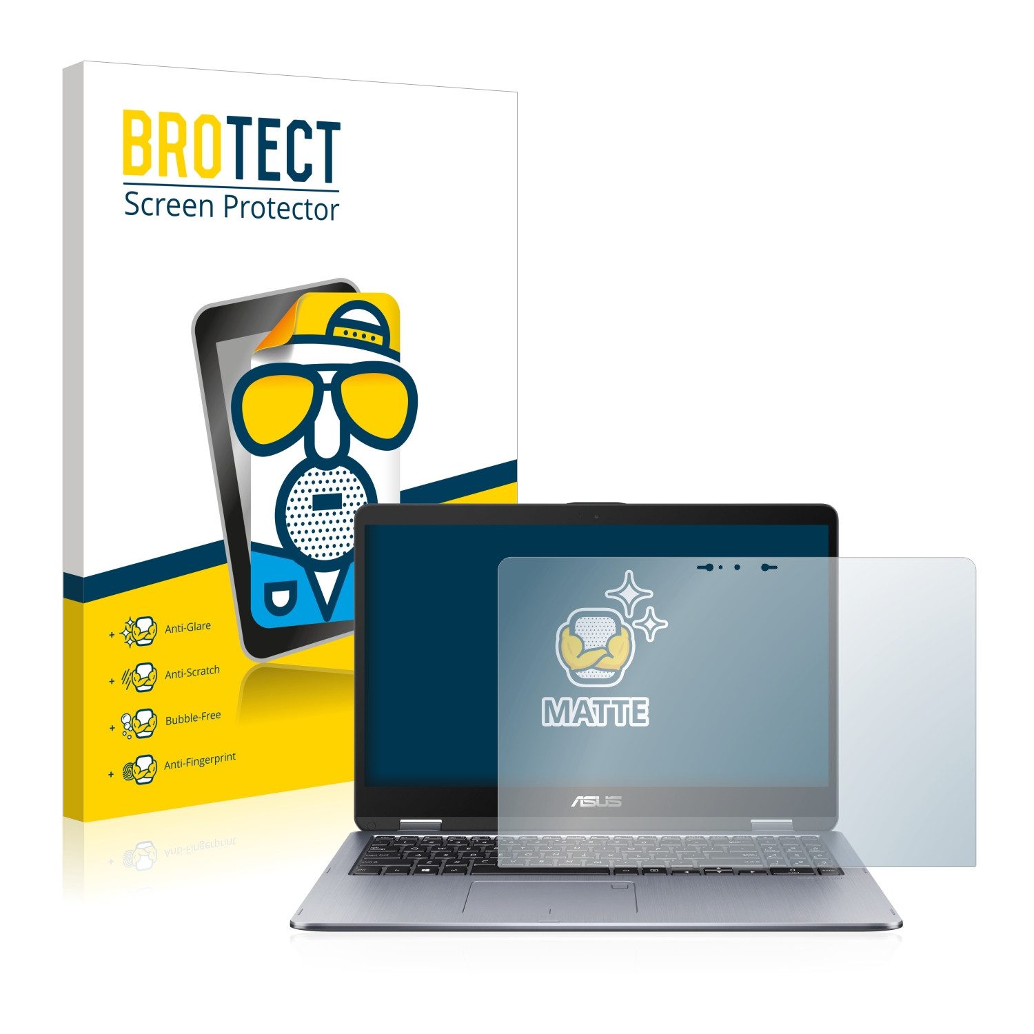 Brotect Schutzfolie Für Asus Vivobook Flip 15 Tp510ua