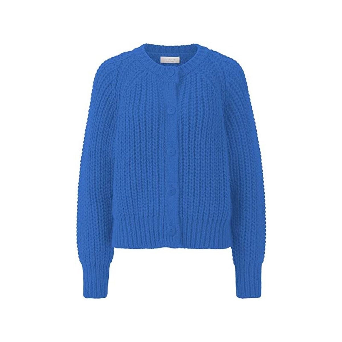Rich And Royal Strickjacke Blau Regular Fit 1 Tlg