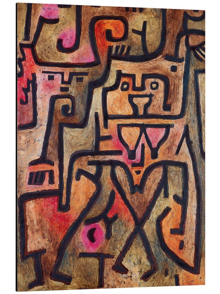 Posterlounge Alu Dibond Druck Paul Klee Waldhexen Malerei