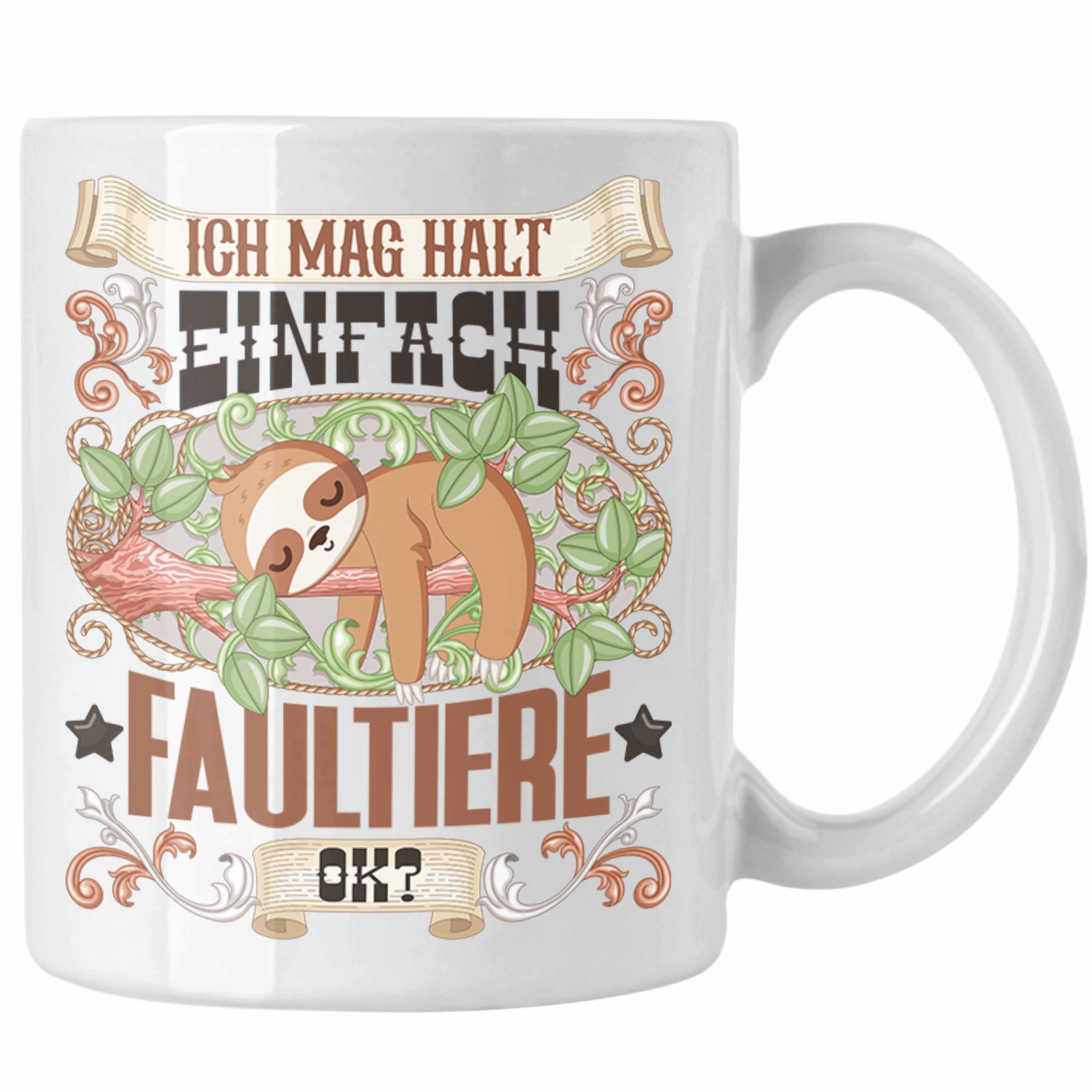 Trendation Tasse Trendation - Faultiere Tasse Geschenk Faultiere ...