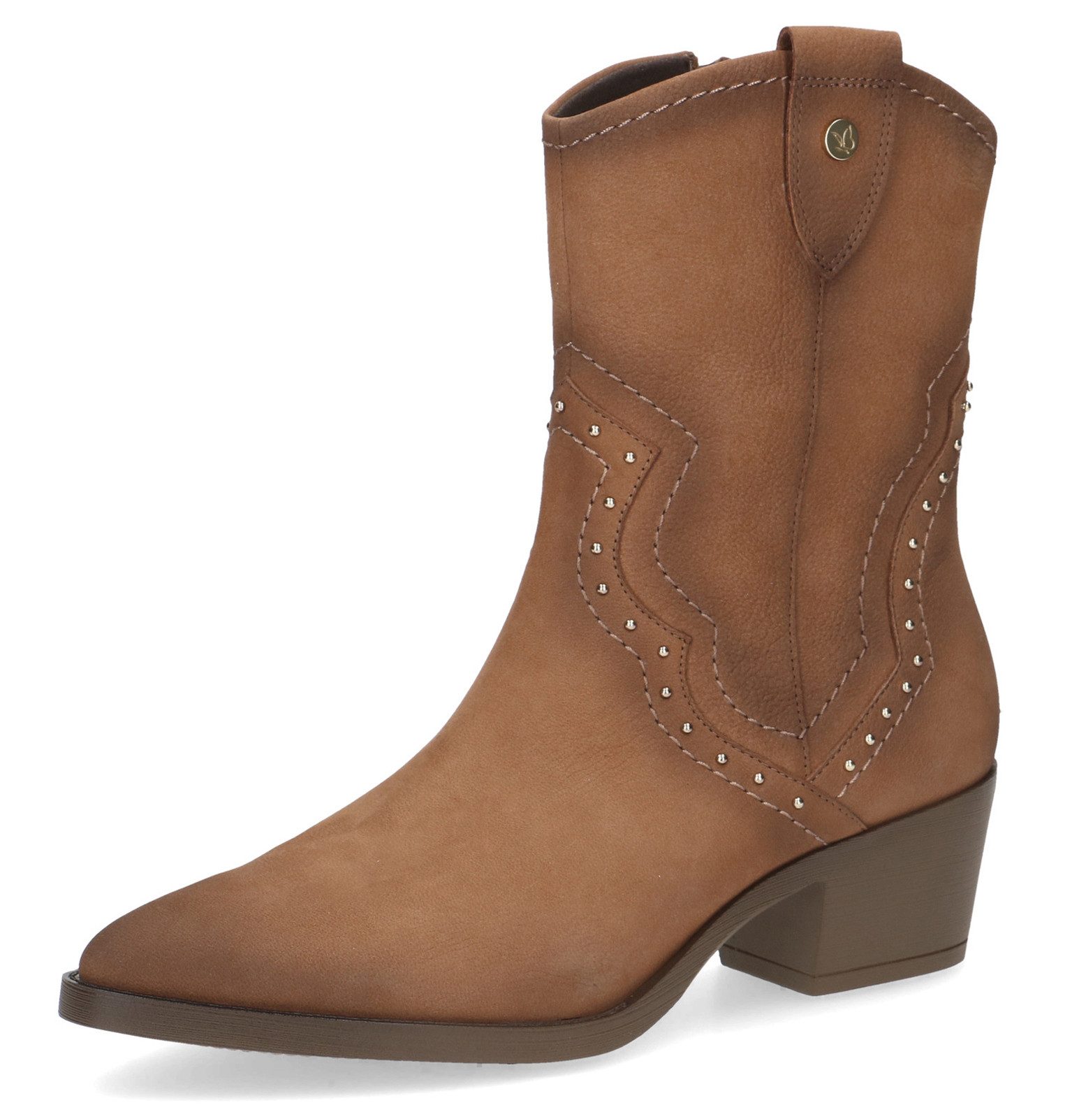 Caprice 9-25315-43 351 Camel Nubuc Stiefelette