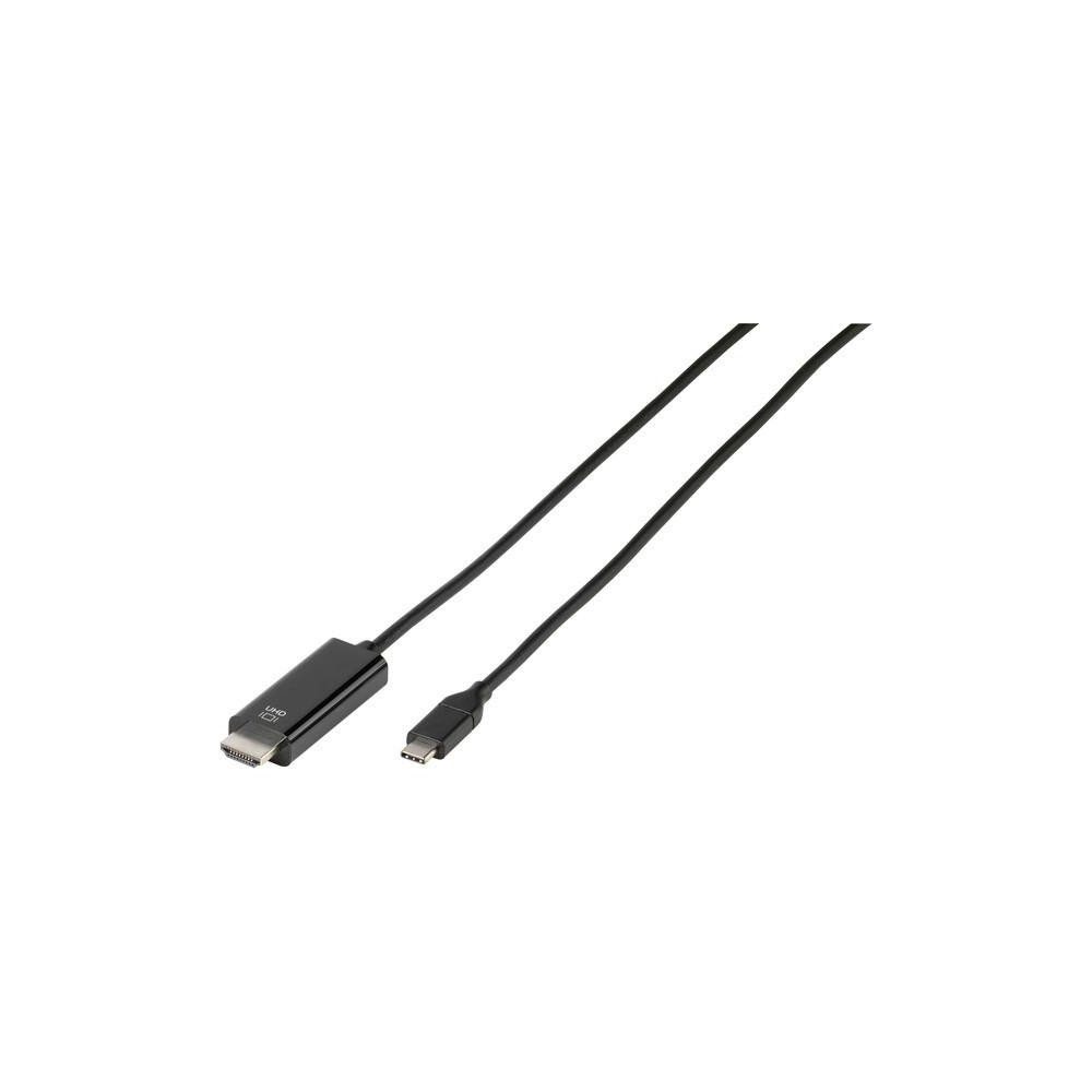 Vivanco USB Type C™ -> HDMI Anschlusskabel, 1,5m (45512) USB-Kabel