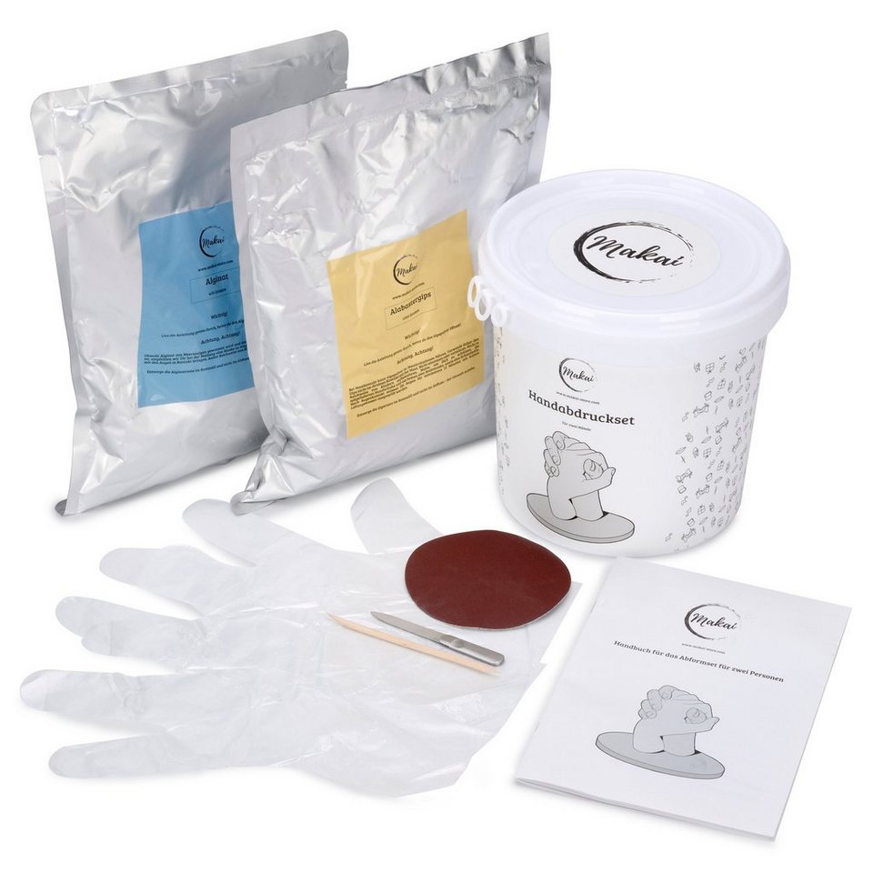 Makai Bastelnaturmaterial Handabformset Mit Videoanleitung 3d Abformset