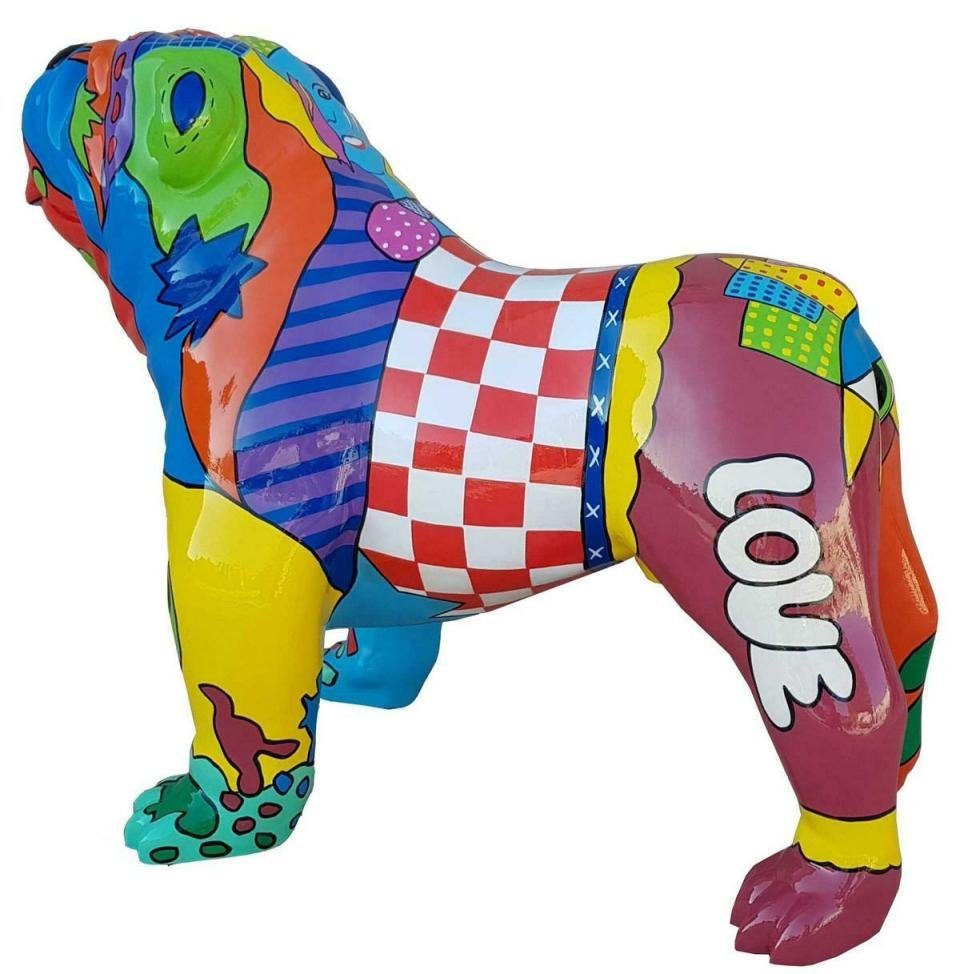 Jvmoebel Dekoobjekt Luxus Laden Dekoration Handbemaltes Hund Figur