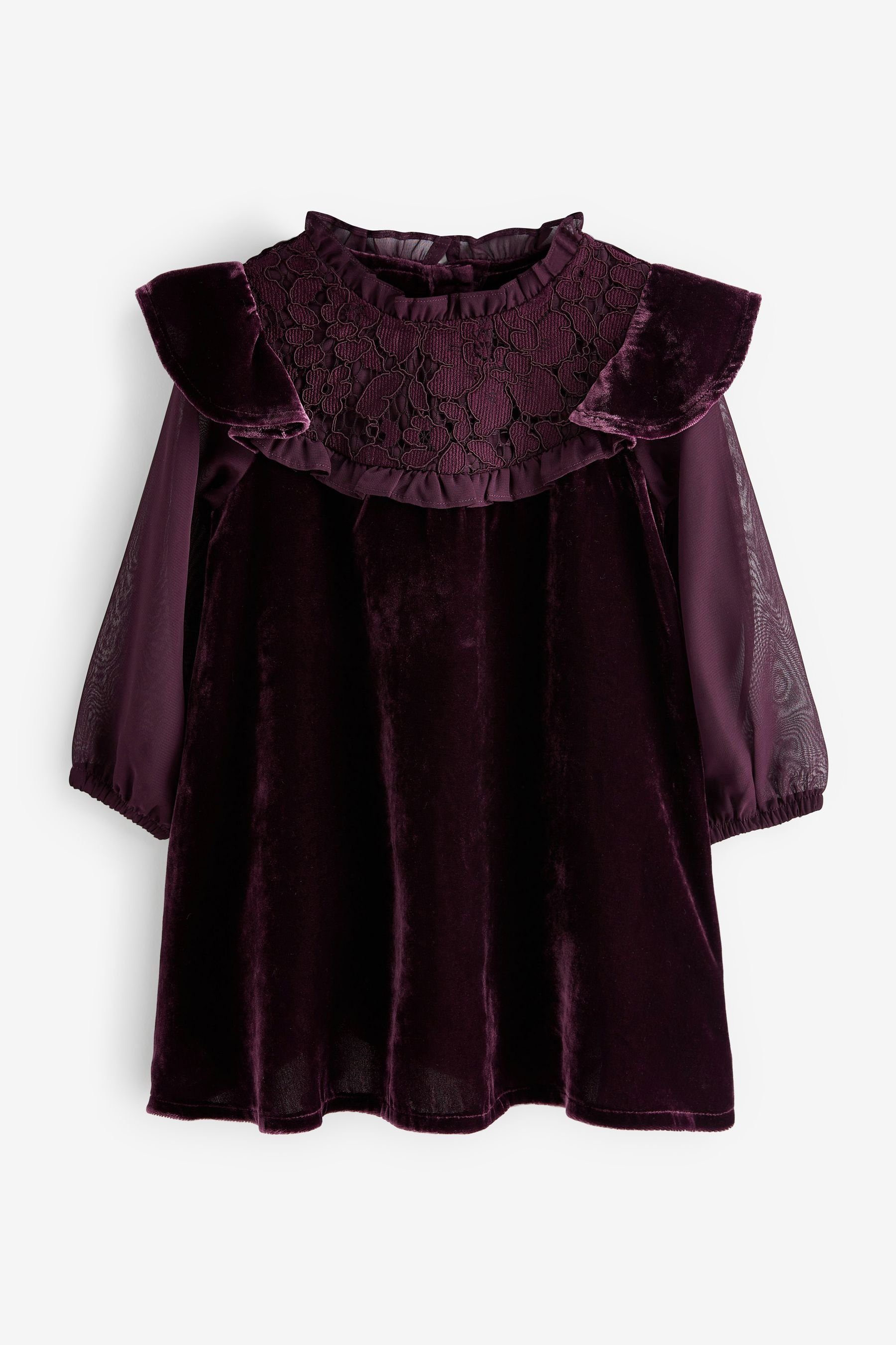 Next Partykleid Samtkleid Mit Spitze 1 Tlg