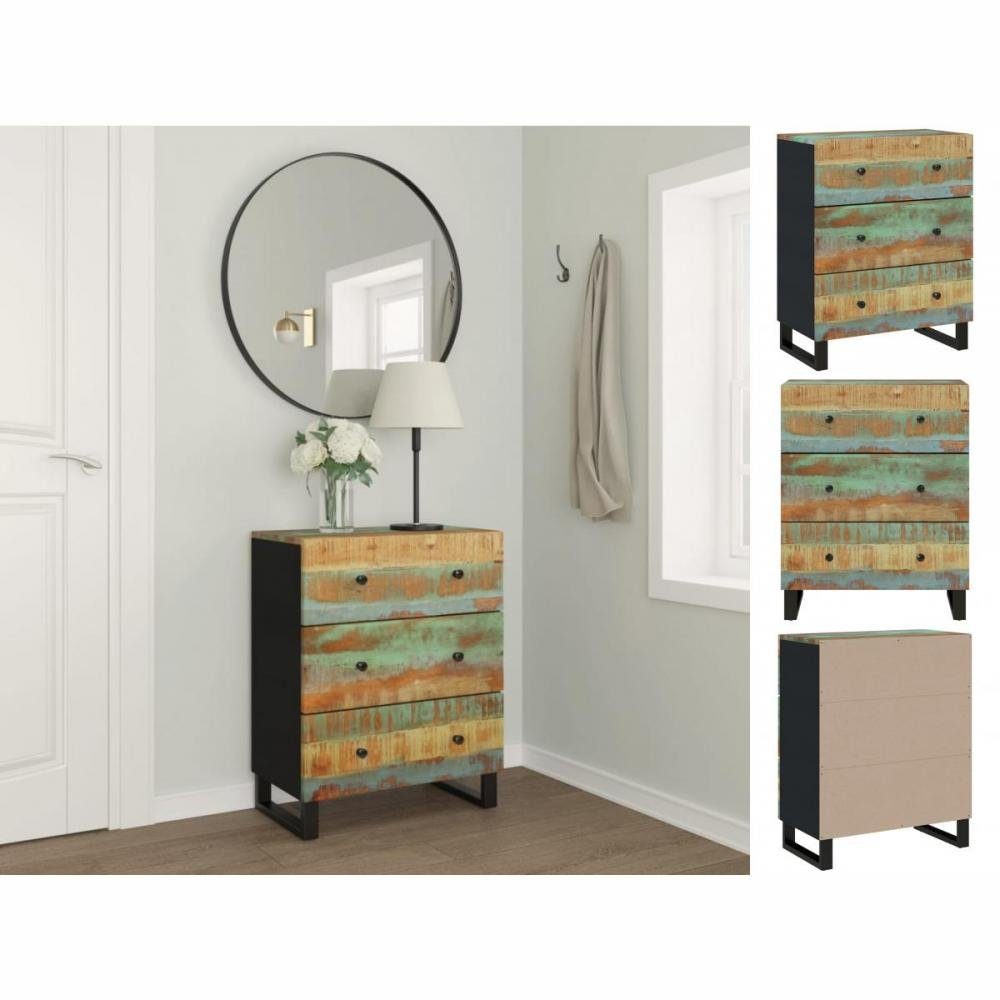 Vidaxl Anrichte Sideboard 60x33x75 Cm Altholz Massiv Kommode