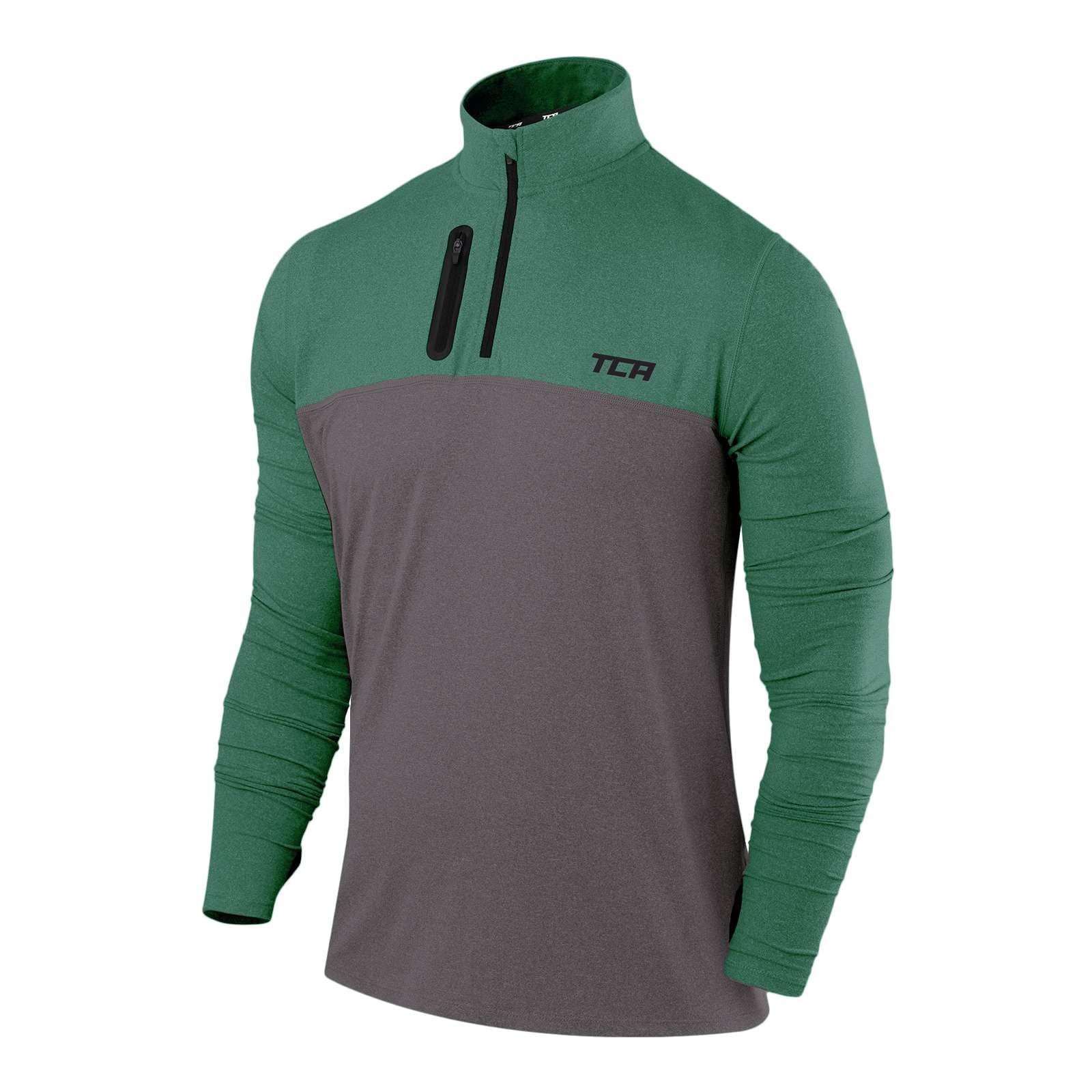 Tca Trainingsshirt Tca Herren Fusion Pro Quickdry Langarm Laufshirt