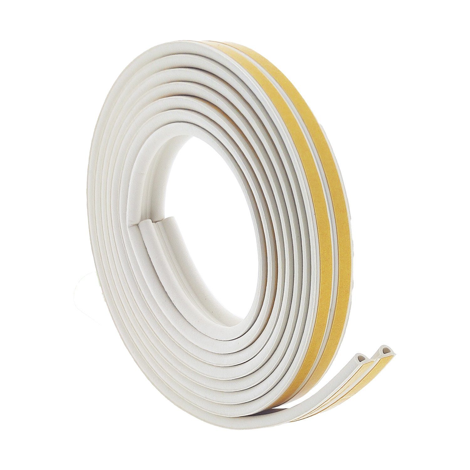 Varivendo Dichtungsband Gummidichtung 2x3m Für P Profile Weiß