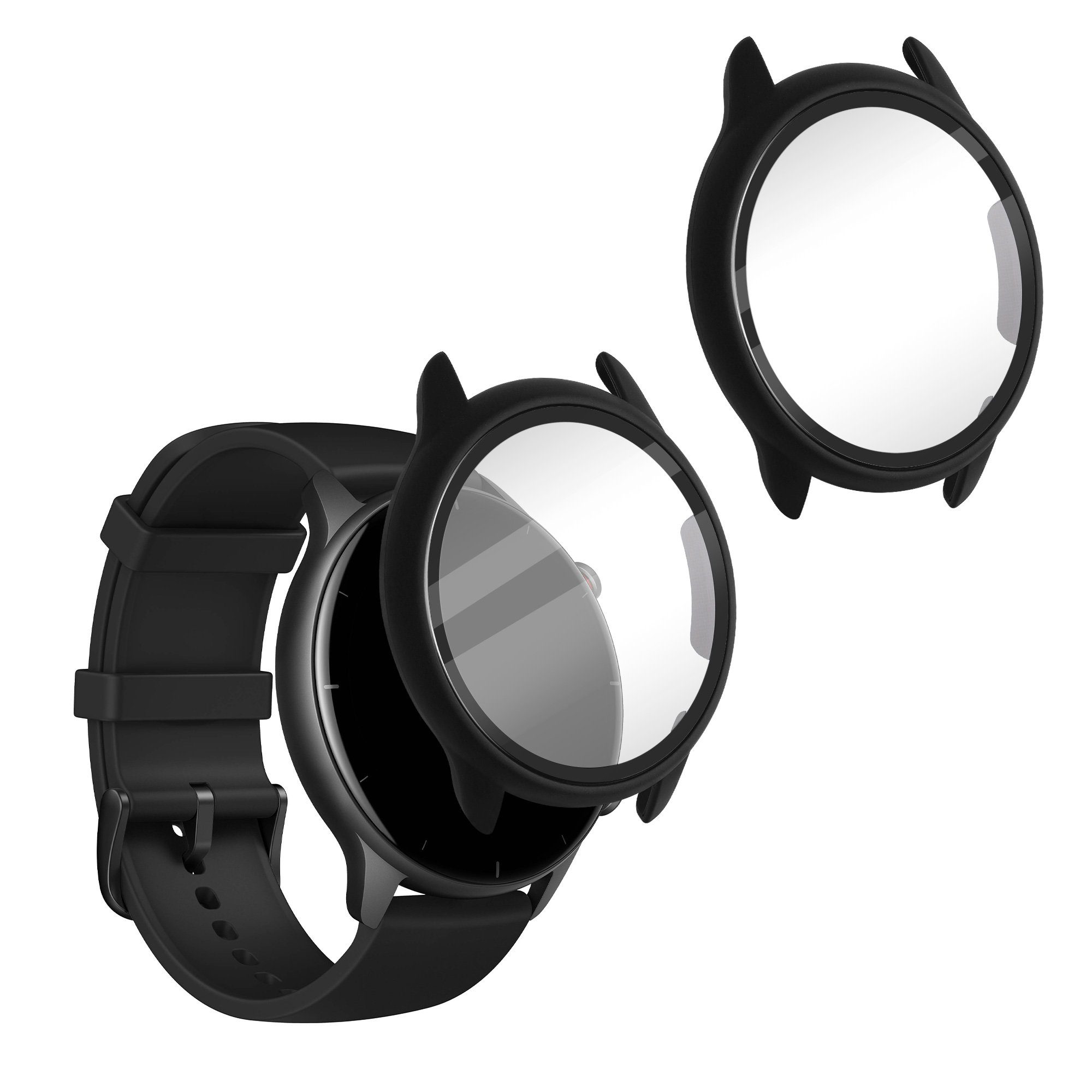 Kwmobile Smartwatch Hülle 2x Hülle Für Huami Amazfit Gtr 2 2e