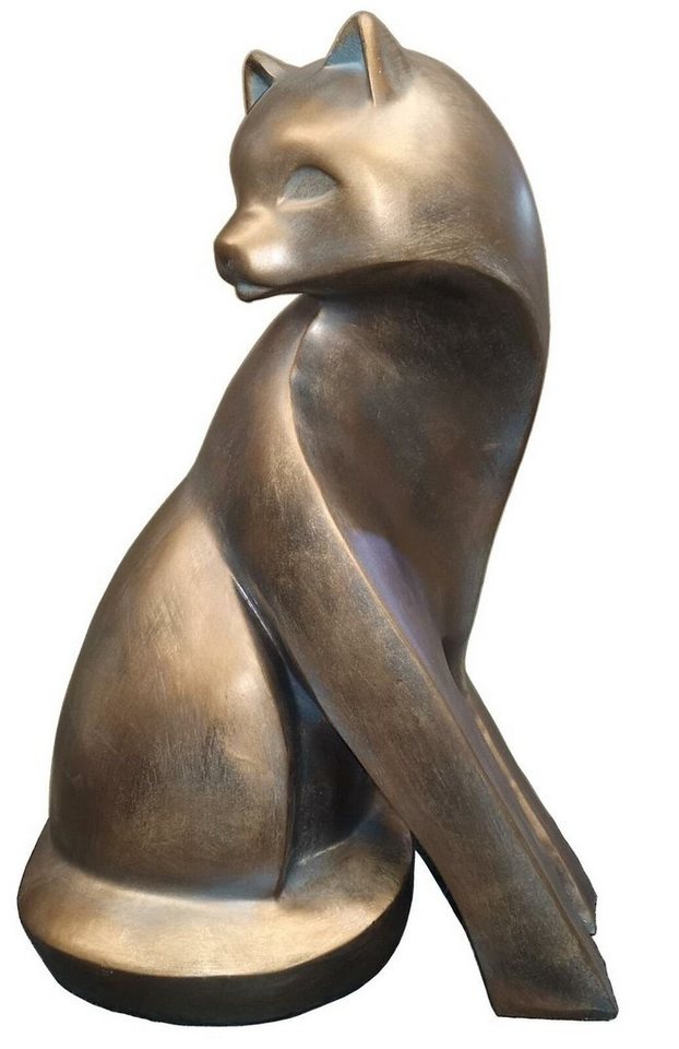 Jvmoebel Gartenfigur Design Figur Statuen Designer Goldene Bunte