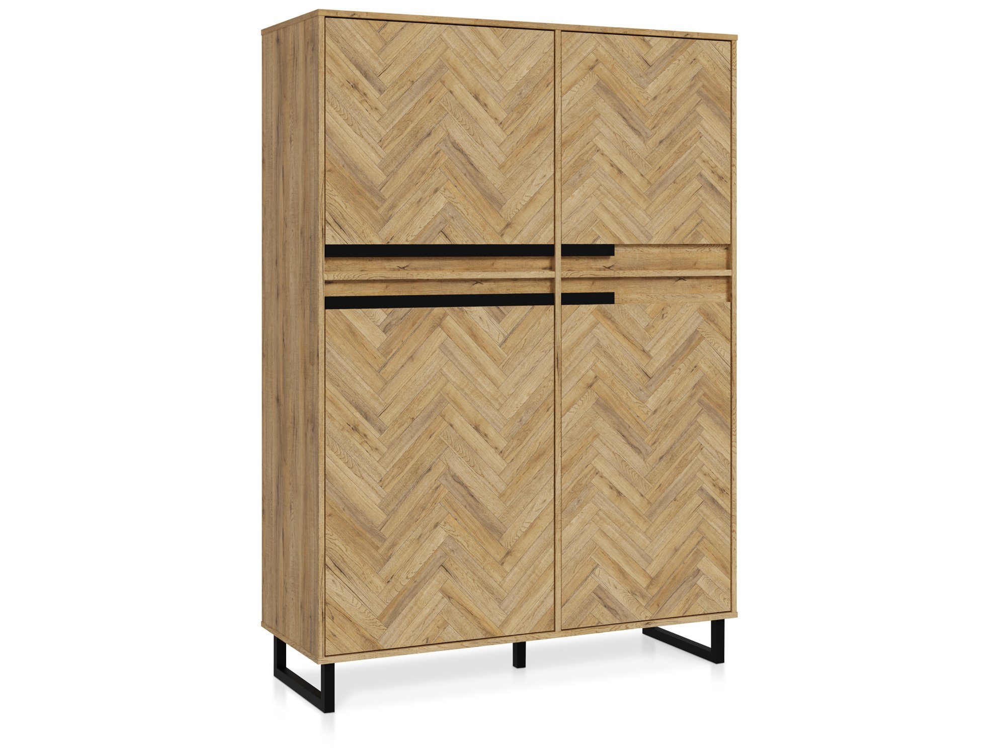 Moebel-Eins Highboard, SOTICO Highboard, Material Dekorspanplatte ...